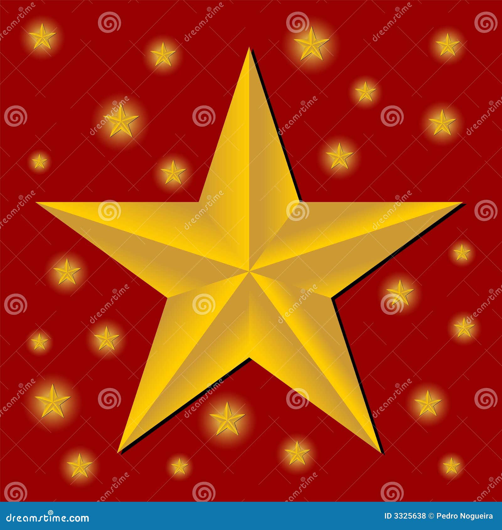 Estrelas do Natal ilustração do vetor. Ilustração de natal - 3325638