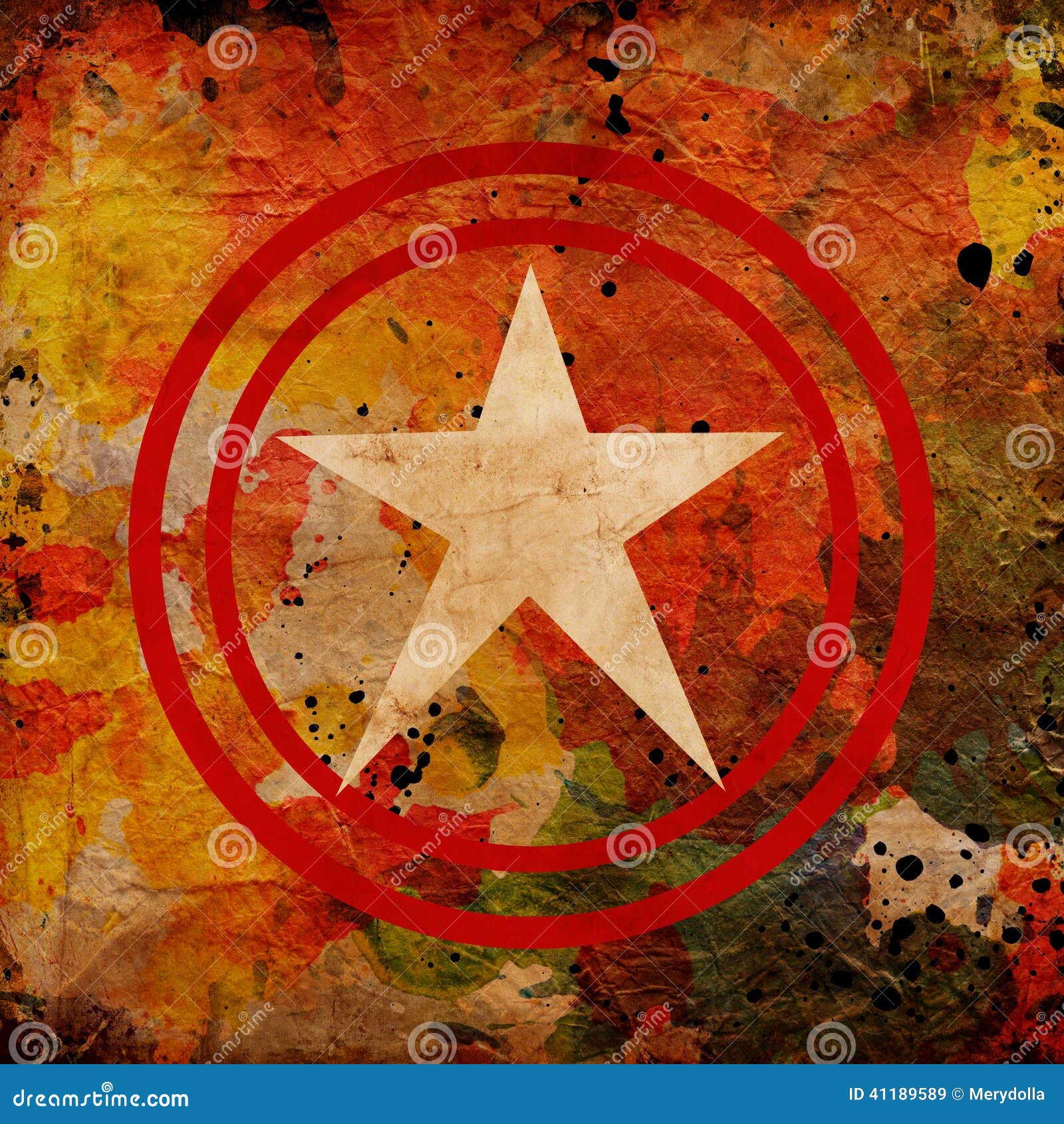 Estrella abstracta stock de ilustración. Ilustración de libertad - 41189589