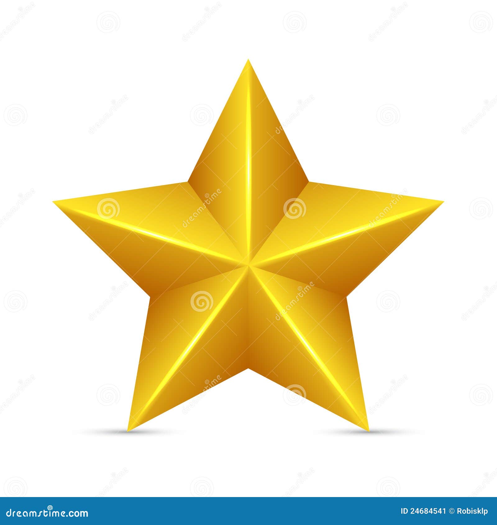 Estrella Amarilla Brillante Imagen de archivo - Imagen: 24684541