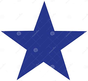 Estrella azul del vector ilustración del vector. Ilustración de forma ...