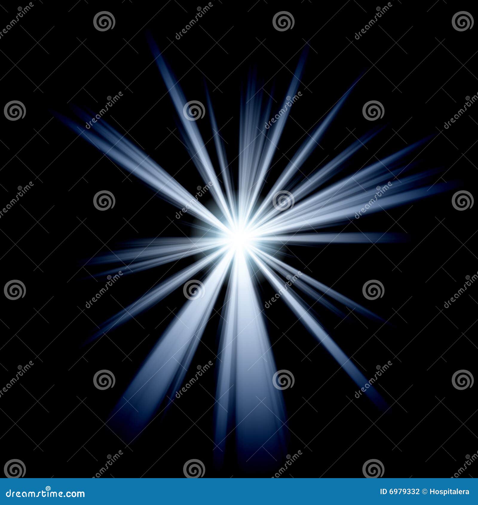 Estrella Blanca Azul Irregular 2 Stock de ilustración - Ilustración de ...