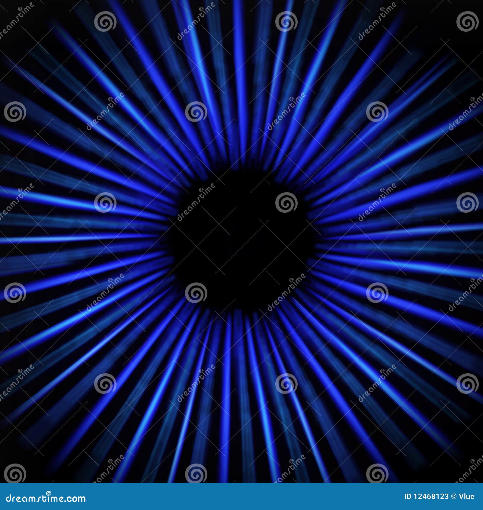 Estrella Circular Que Brilla Intensamente Del Azul Abstracto Stock de ...