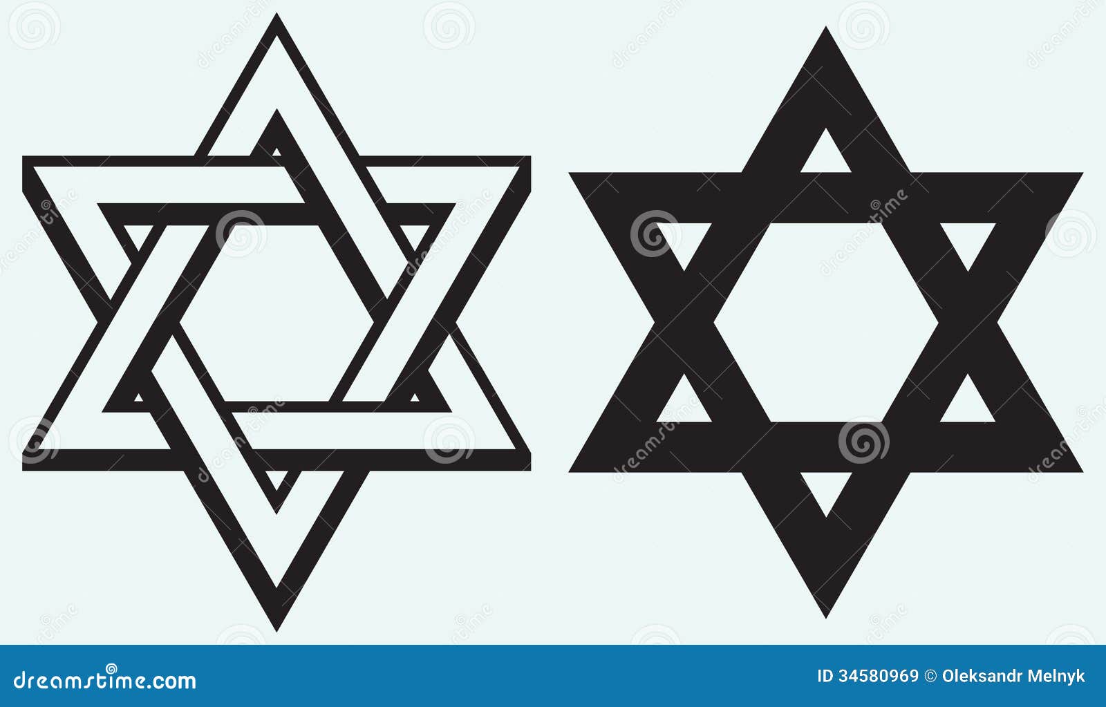 Estrella David ilustración del vector. Ilustración de objeto - 34580969
