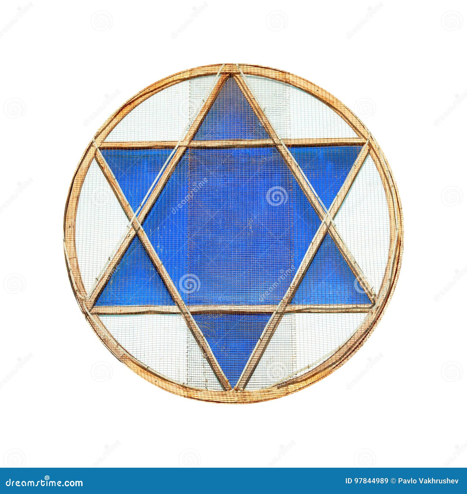 Estrella de David azul imagen de archivo. Imagen de muestra - 97844989