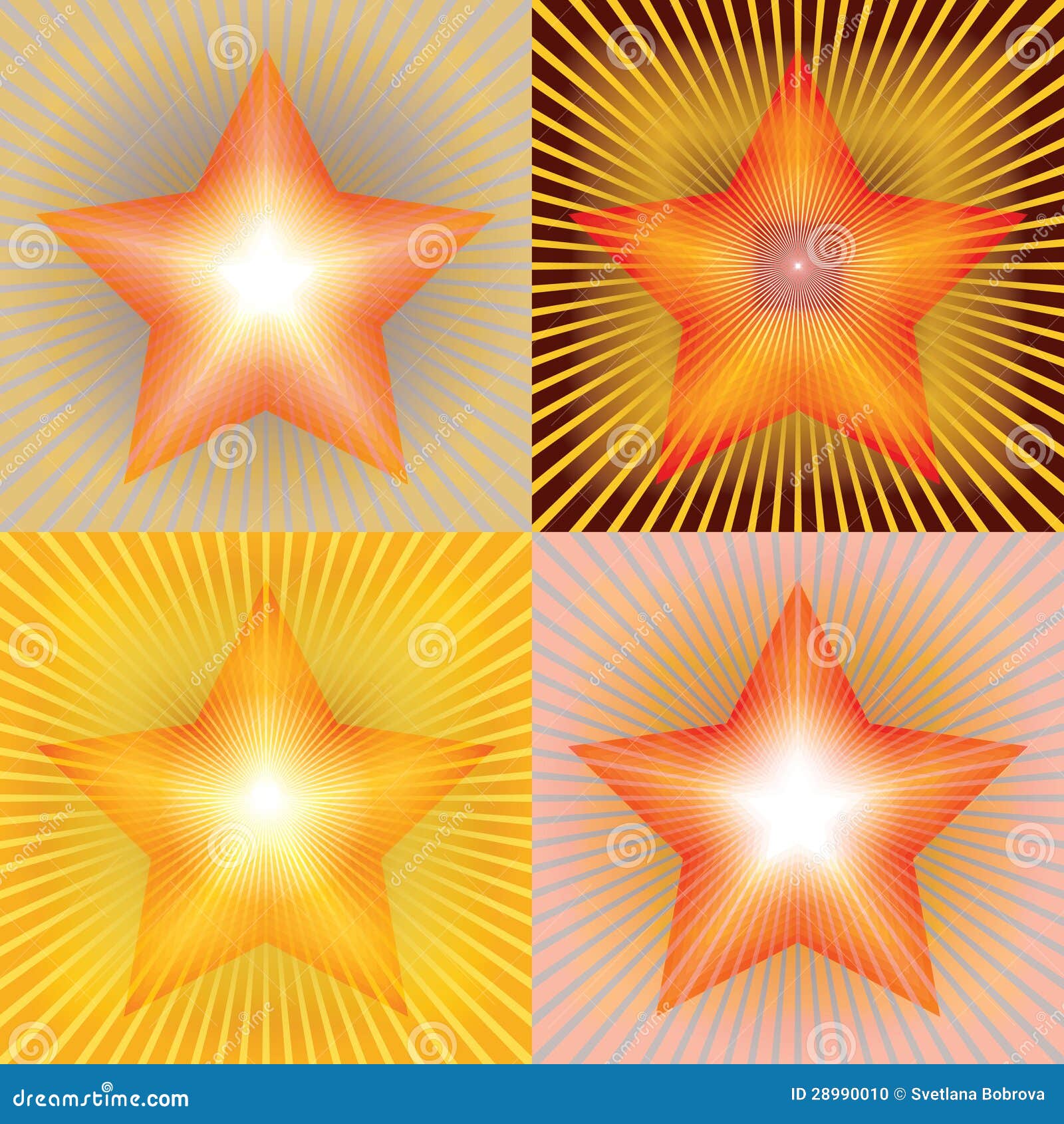 Estrella Del Vector Con Los Rayos Ilustración del Vector - Ilustración ...