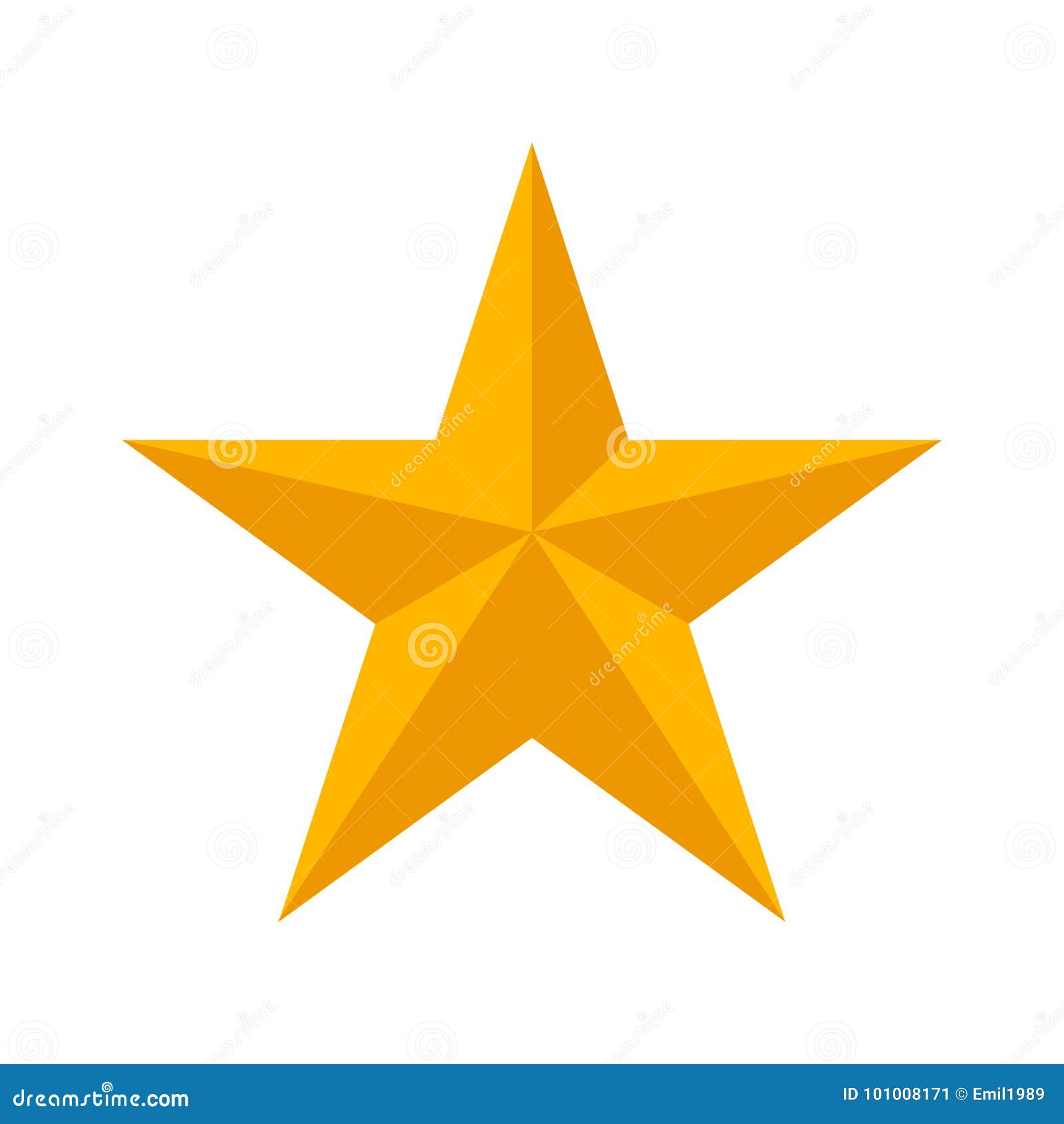 Estrella Grande Aislada En El Fondo Blanco Vector Stock de ilustración ...