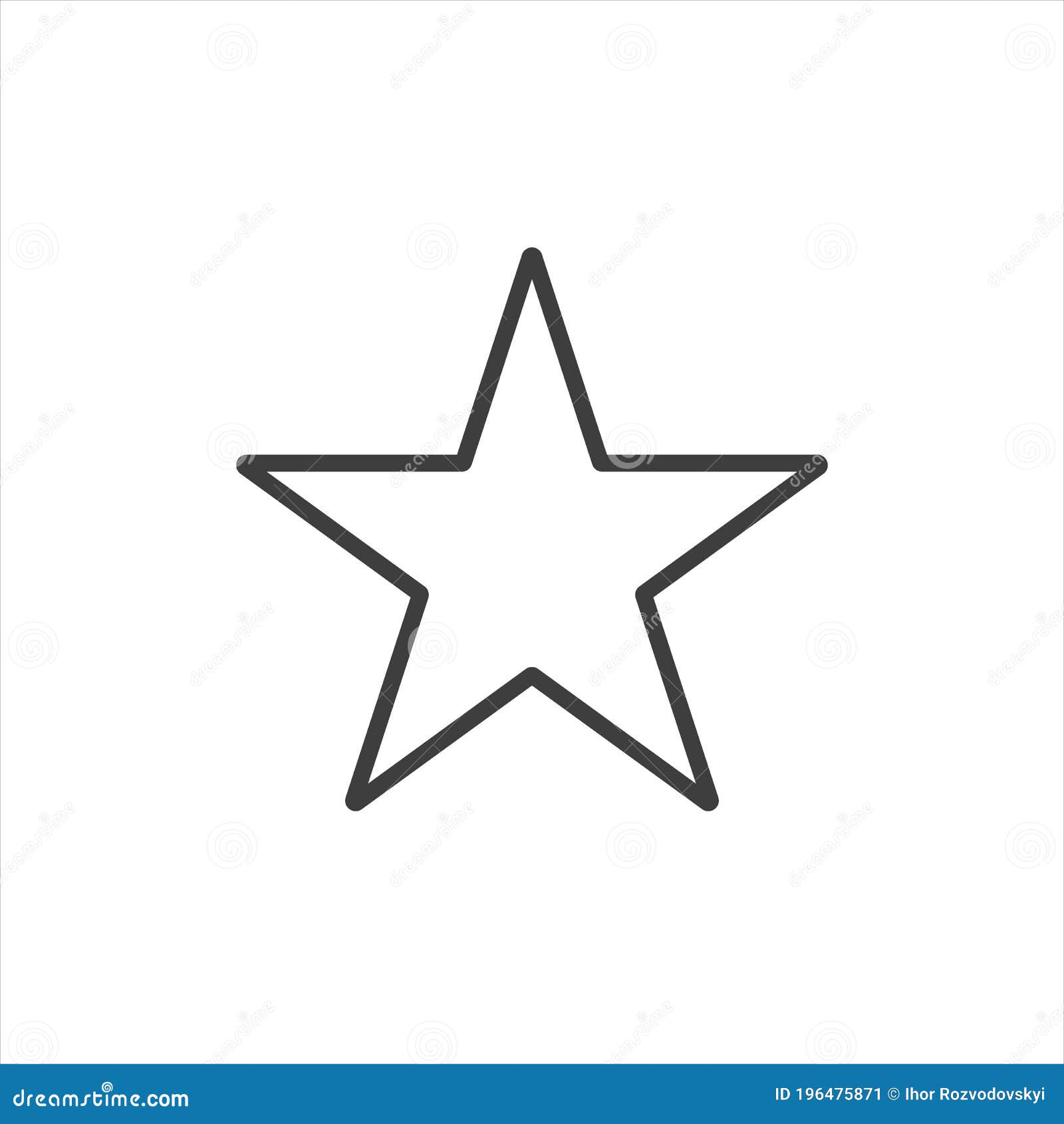 Estrella Gris - Icono Vector Sobre Fondo Blanco EPS10 Ilustración del ...