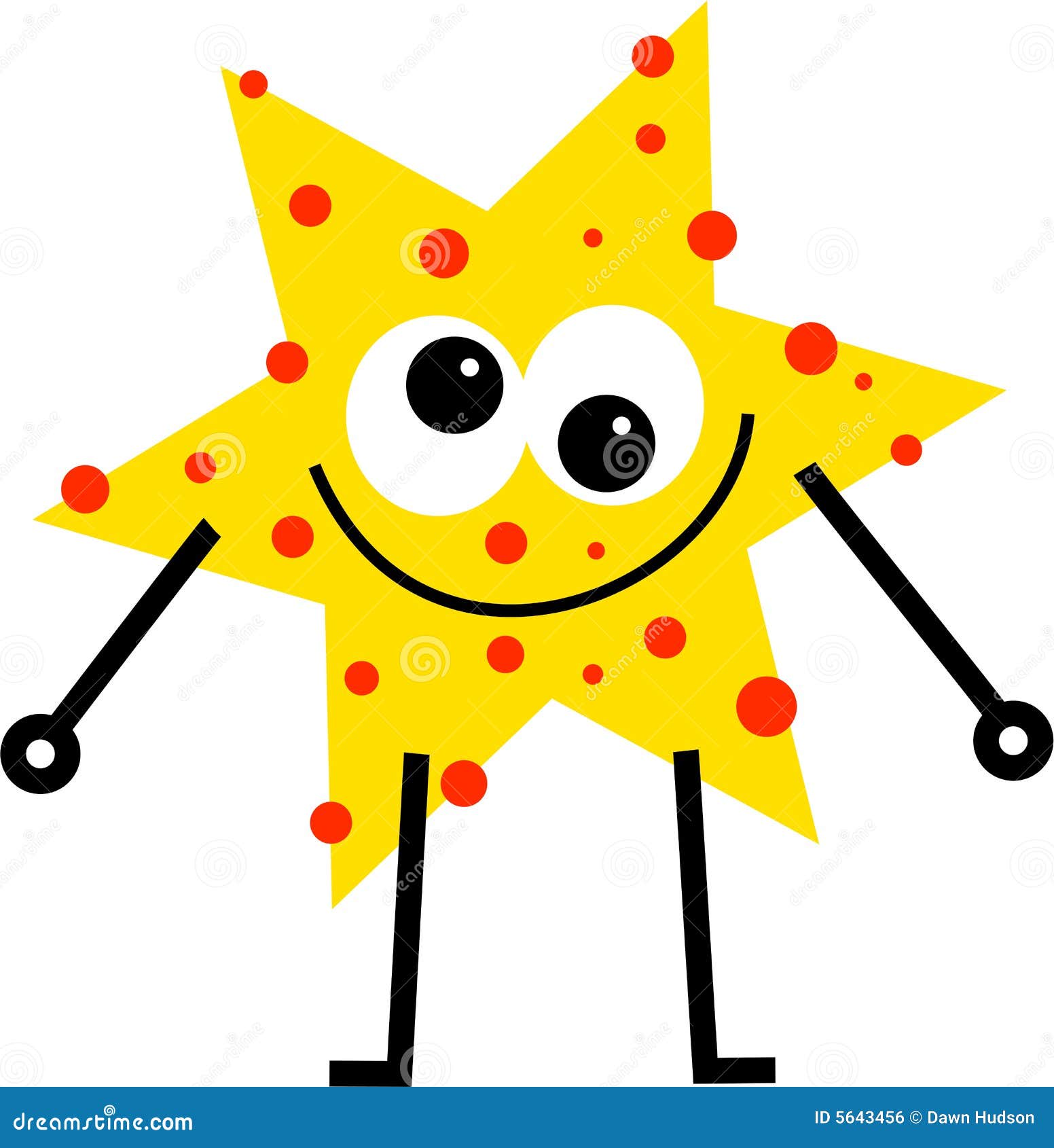 Estrella irregular stock de ilustración. Ilustración de aislado - 5643456