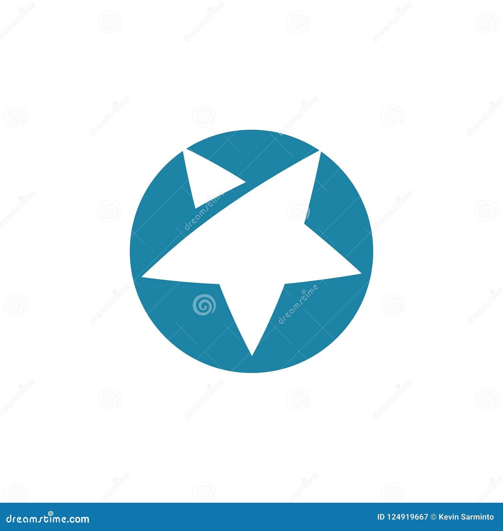 Estrella Logo Design ilustración del vector. Ilustración de arte ...