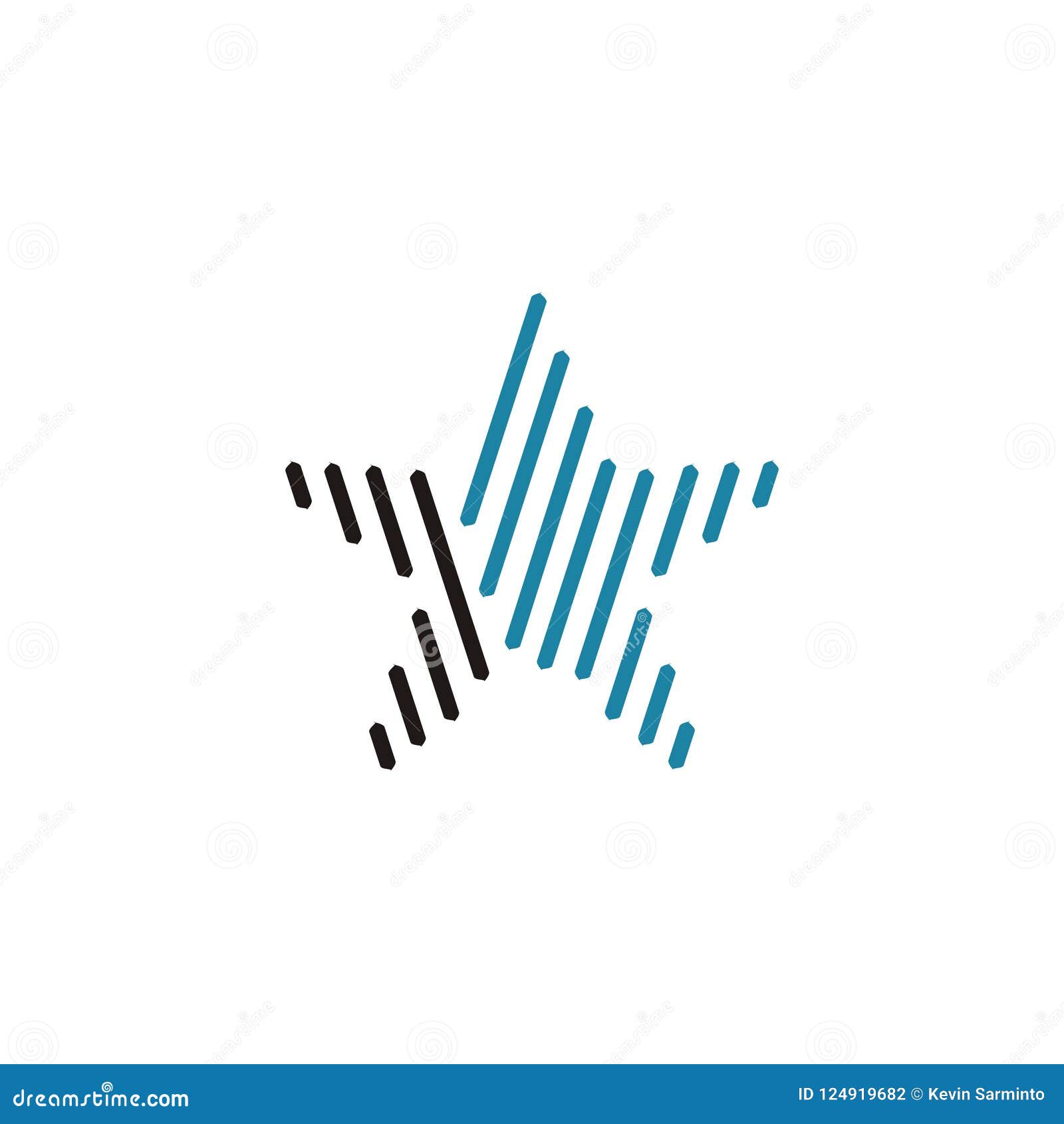 Estrella Logo Design ilustración del vector. Ilustración de idea ...