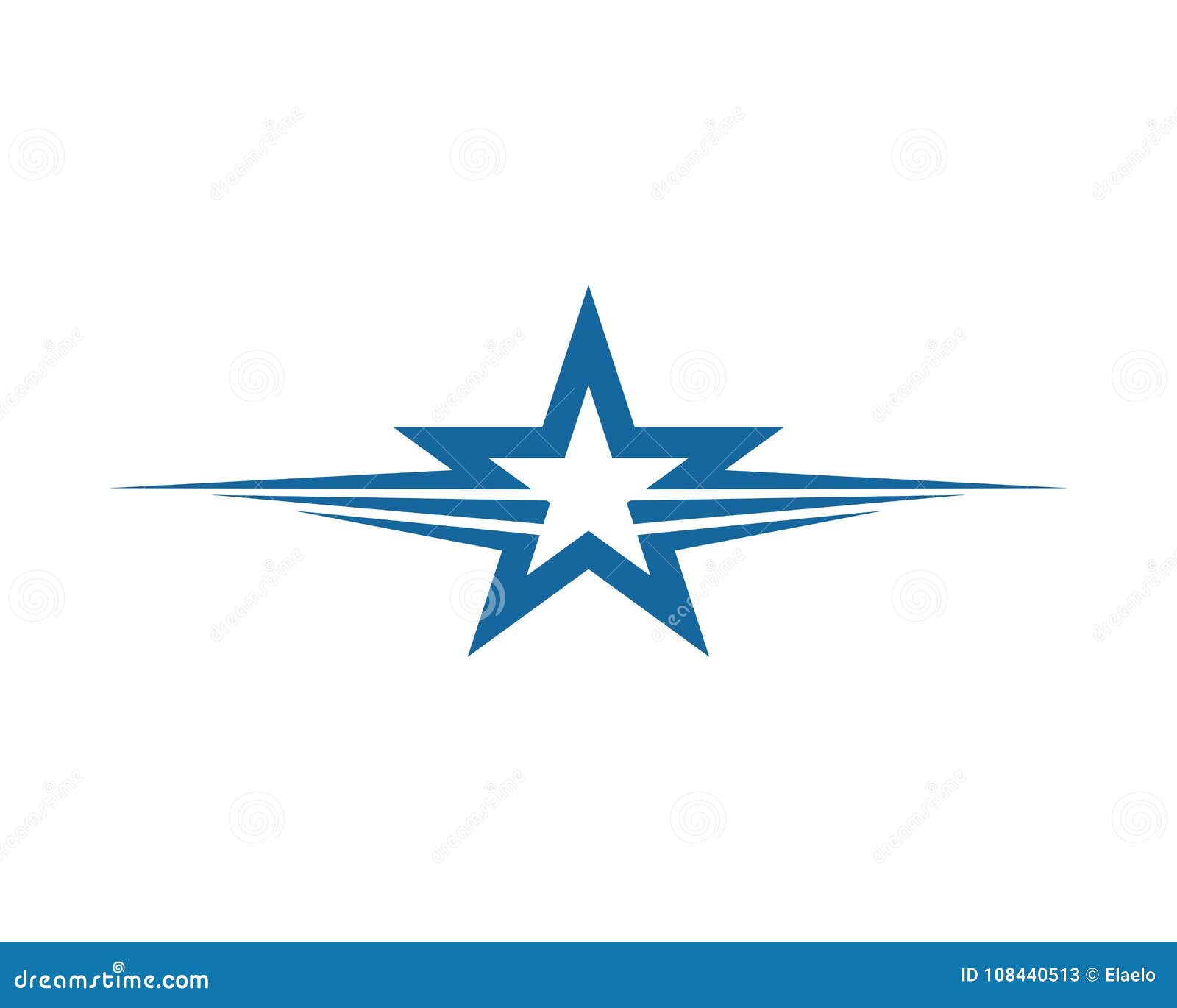 Estrella Logo Template ilustración del vector. Ilustración de fondo ...