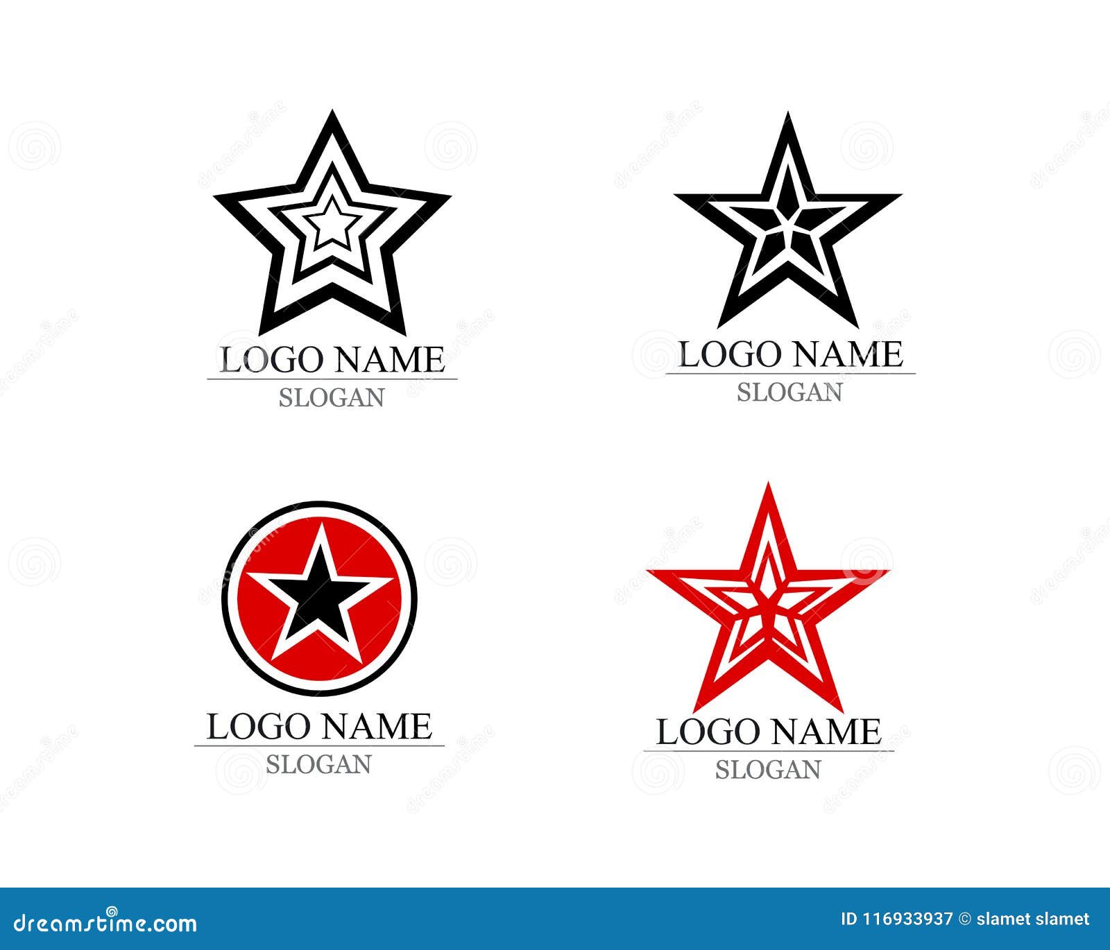 Estrella Logo Template ilustración del vector. Ilustración de identidad ...