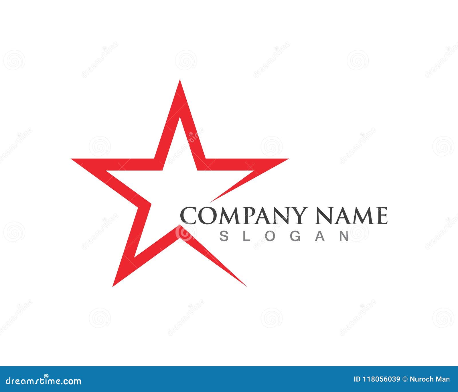 Estrella Logo Template ilustración del vector. Ilustración de logotipo ...