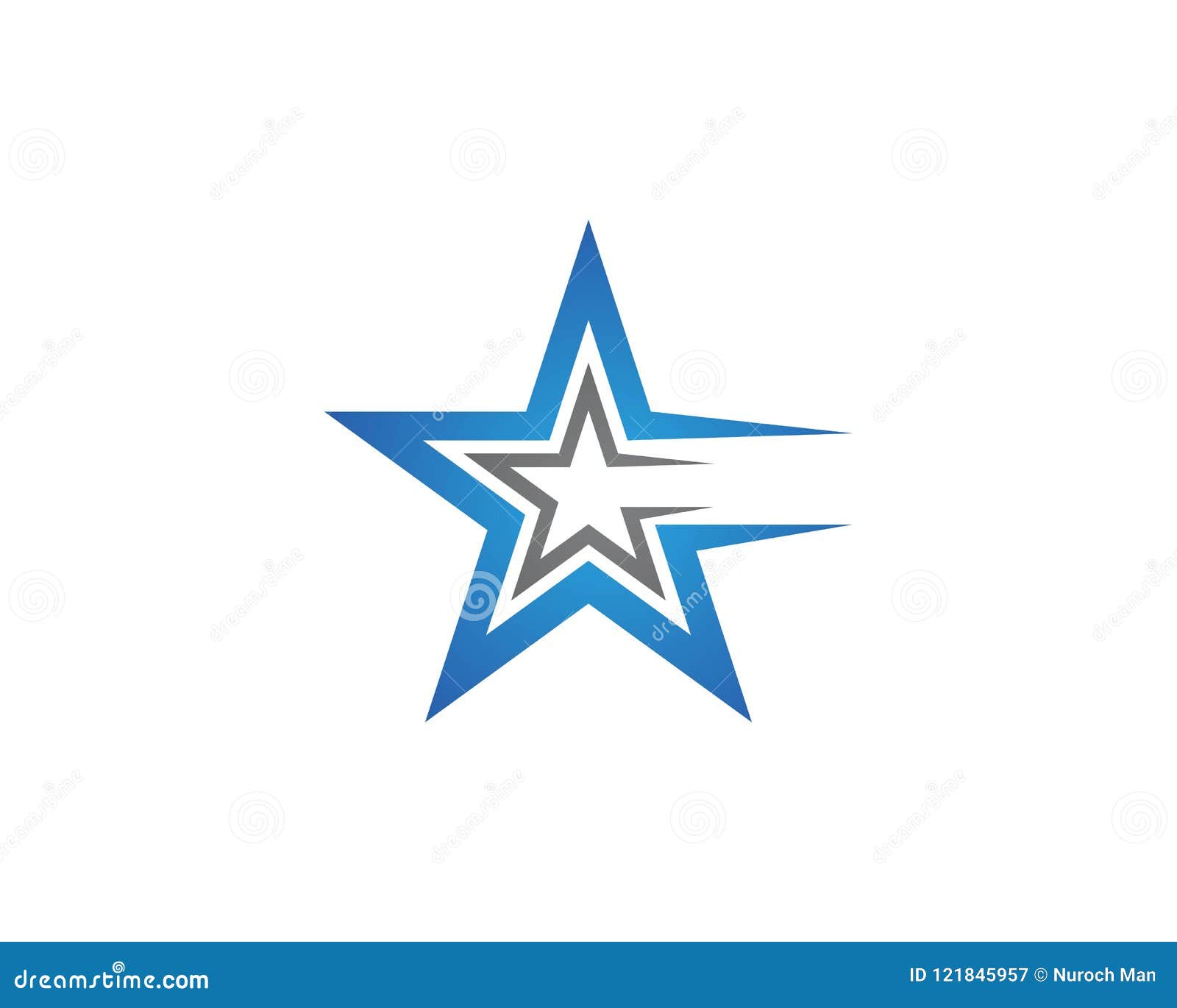 Estrella Logo Template ilustración del vector. Ilustración de rayos ...