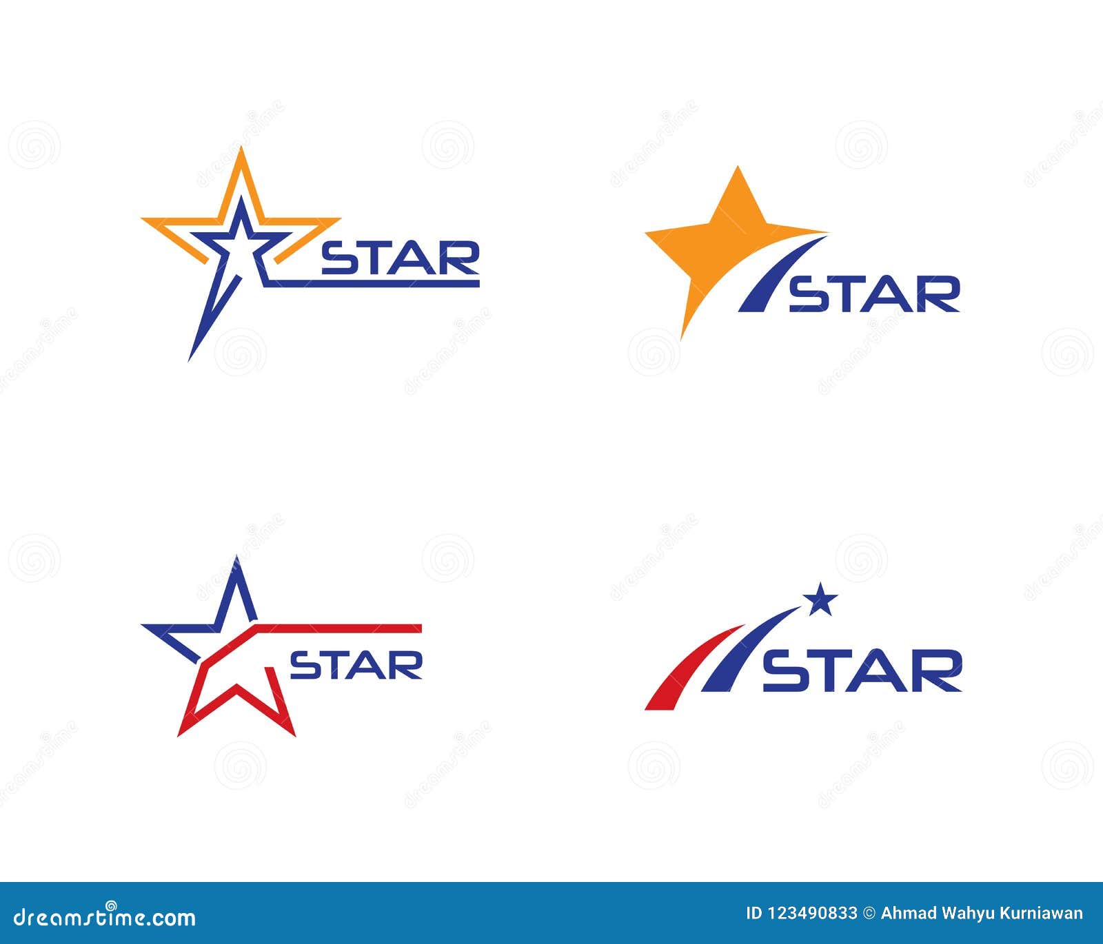 Estrella Logo Template ilustración del vector. Ilustración de muestra ...