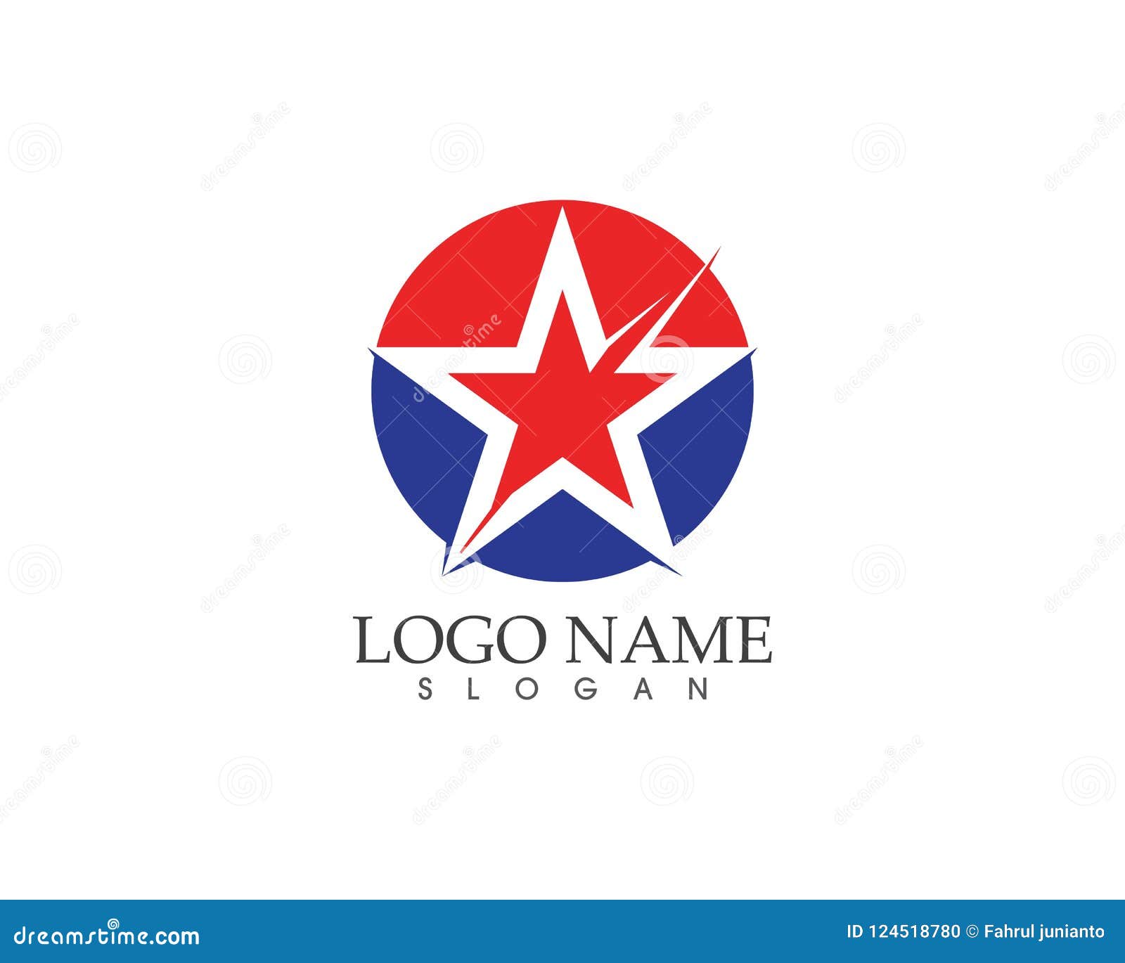 Estrella Logo Template ilustración del vector. Ilustración de marca ...