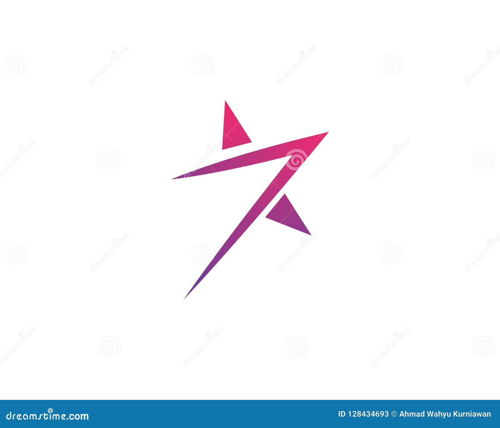 Estrella Logo Template ilustración del vector. Ilustración de velocidad ...