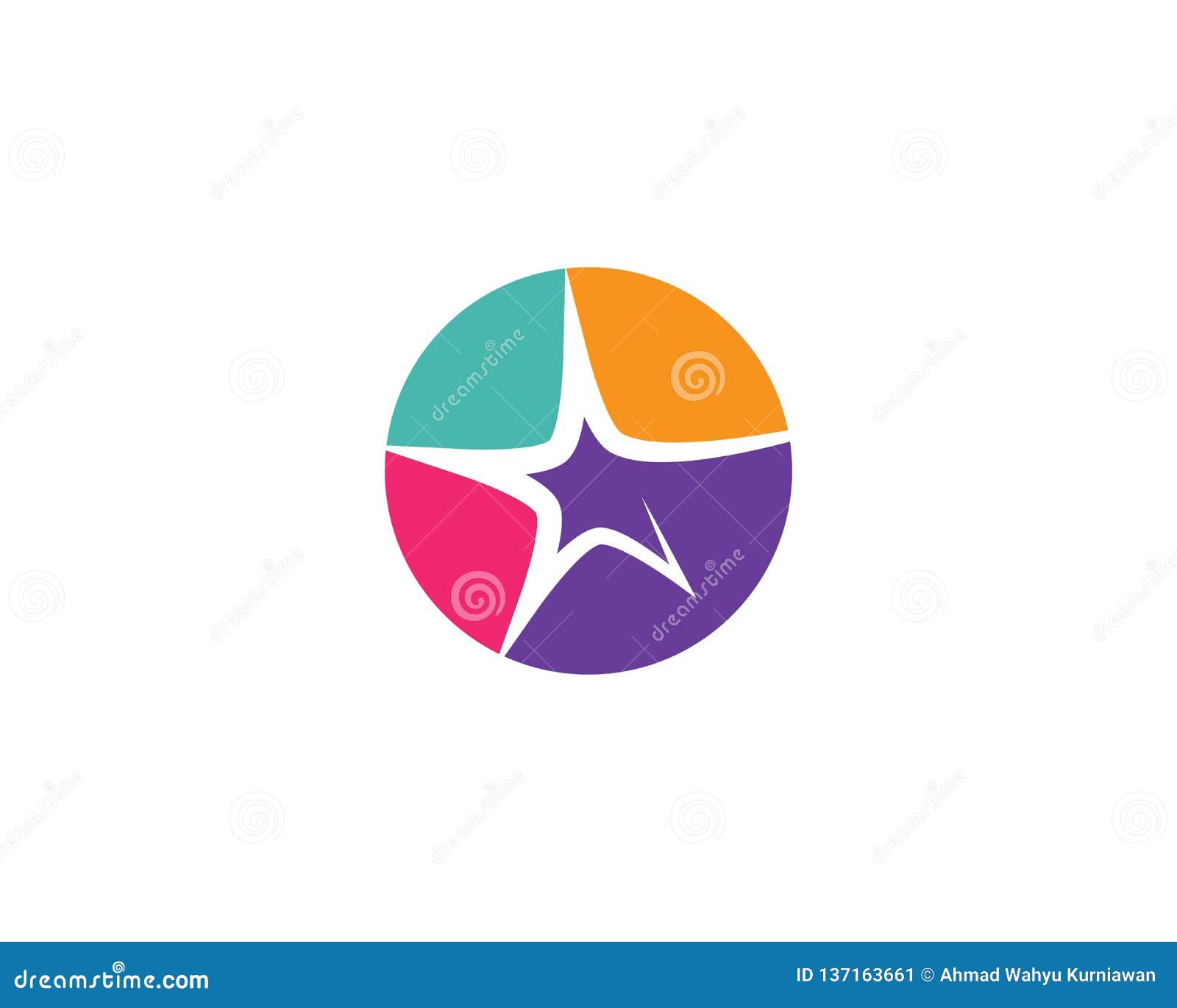 Estrella Logo Template ilustración del vector. Ilustración de extracto ...