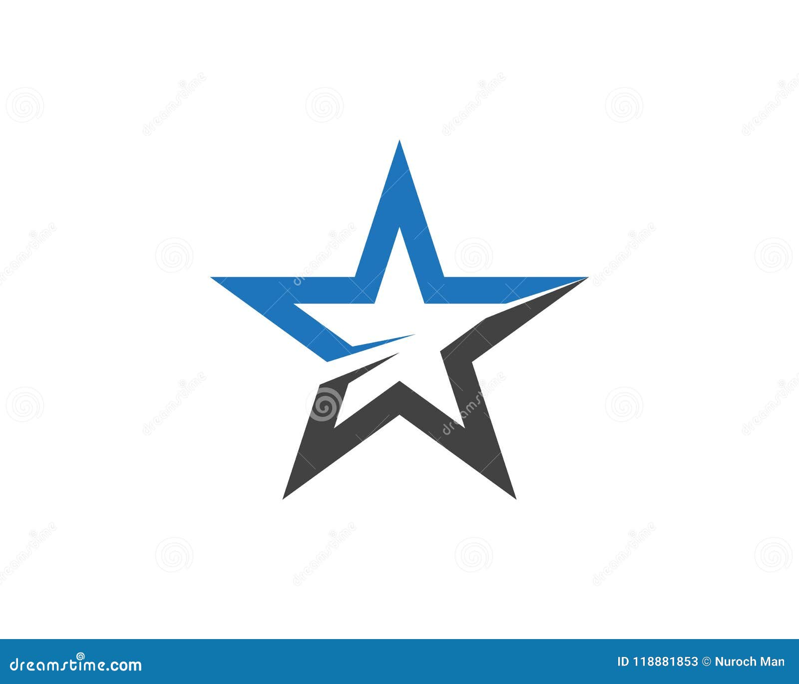 Estrella Logo Template Y Vector Ilustración del Vector - Ilustración de ...