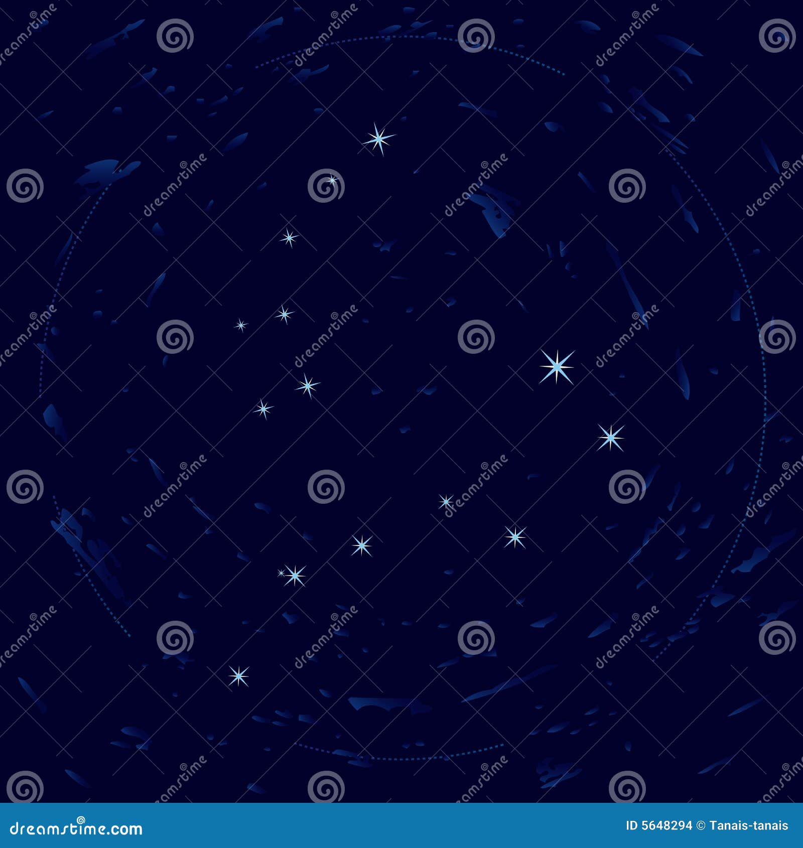 Estrella polar ilustración del vector. Ilustración de polares - 5648294