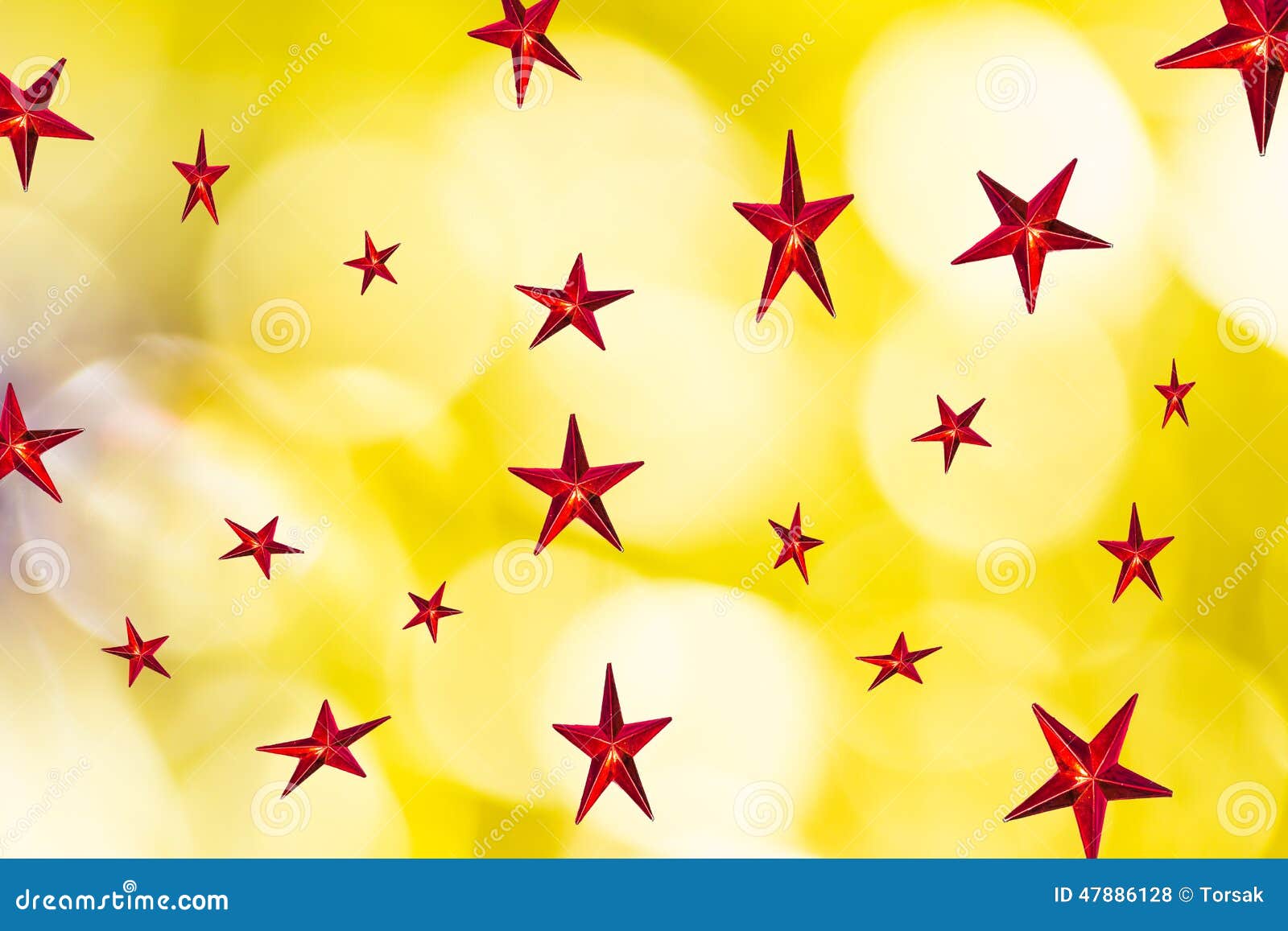 Estrella Roja En Bokeh Abstracto Stock de ilustración - Ilustración de ...
