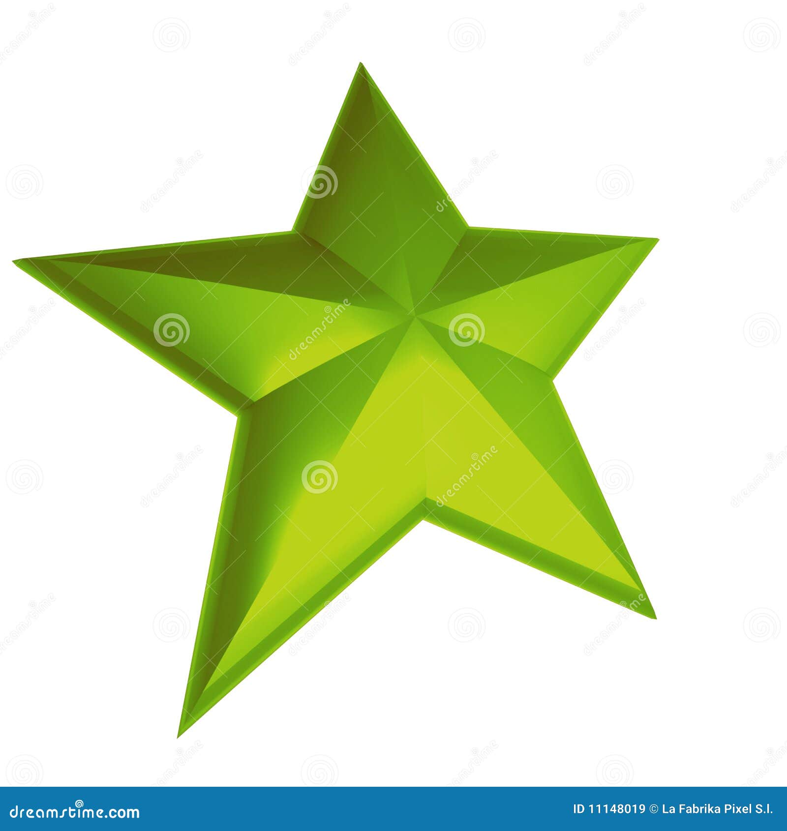 Estrella verde stock de ilustración. Ilustración de espacio - 11148019