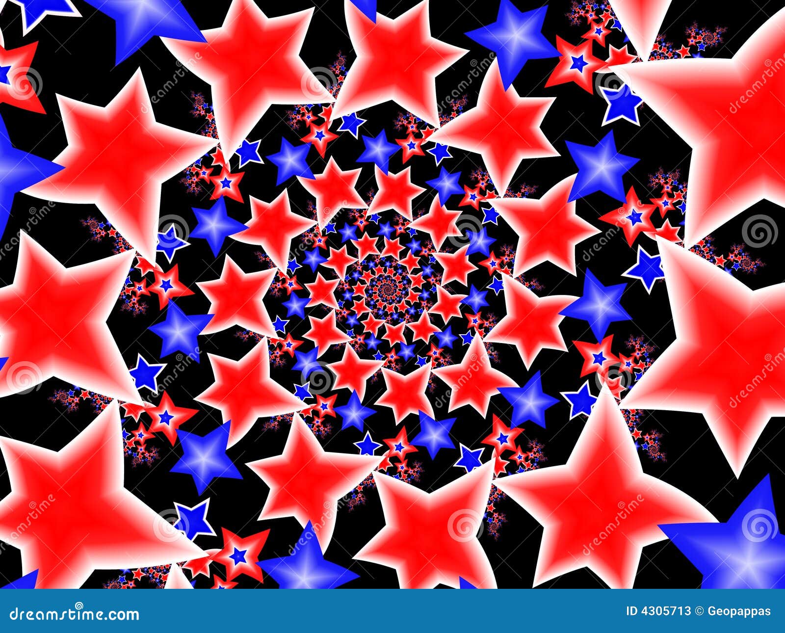 Estrellas Blancas Y Azules Rojas Stock de ilustración - Ilustración de ...