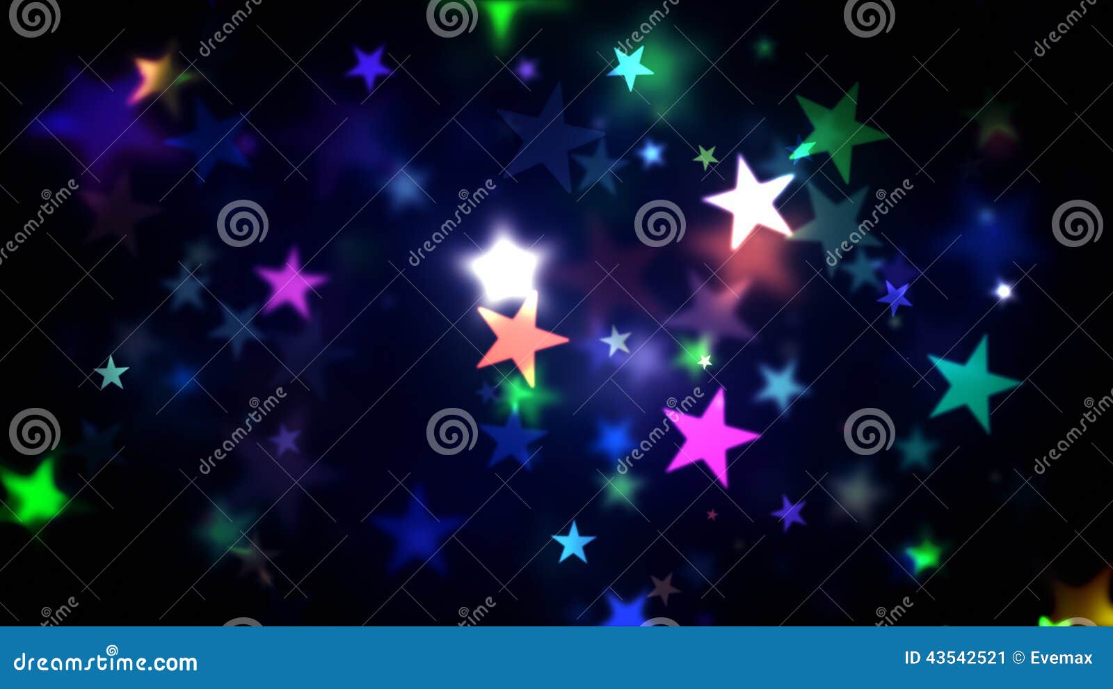 Estrellas Brillantes Coloridas Stock de ilustración - Ilustración de ...