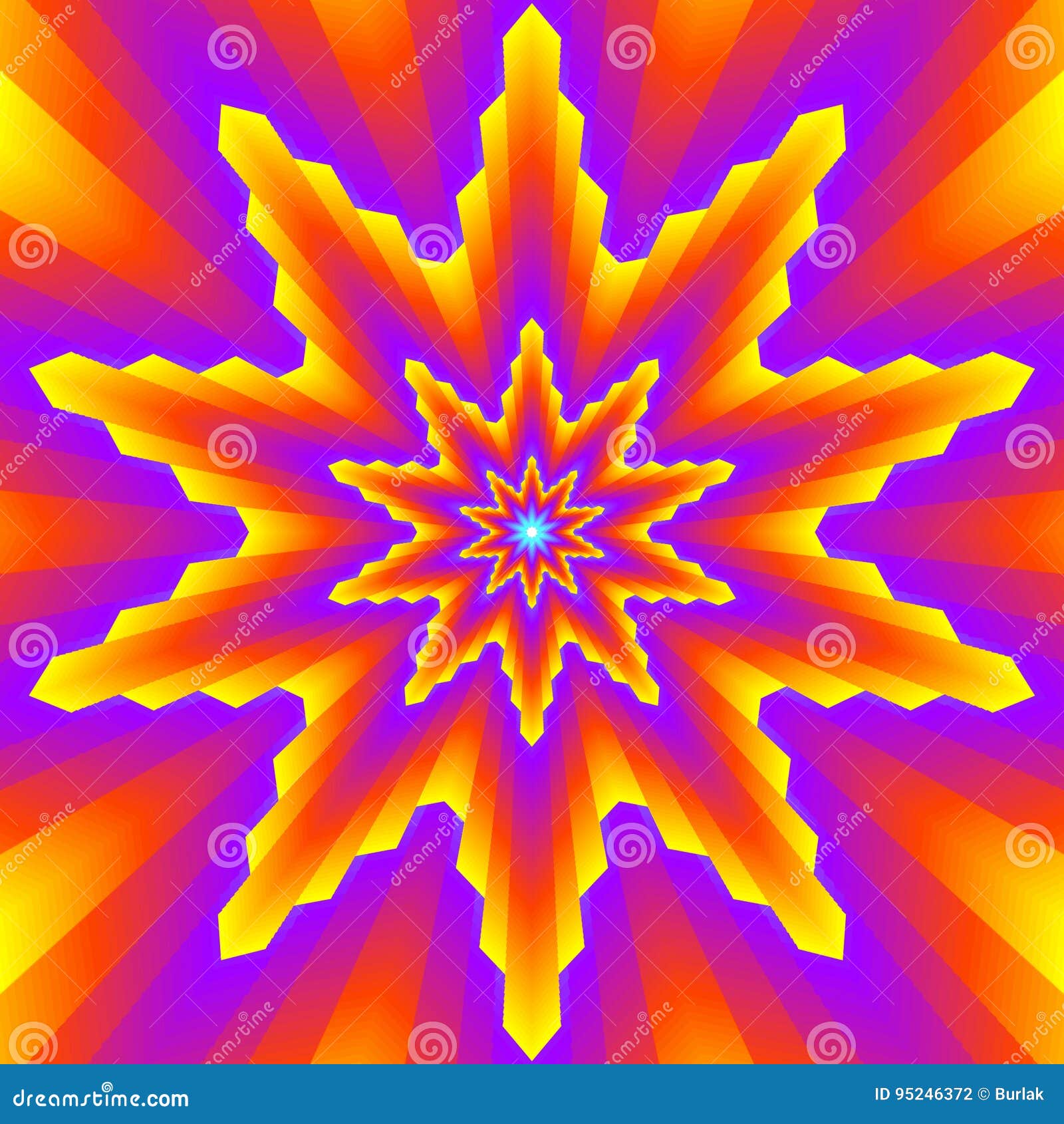 Estrellas de Multipointed ilustración del vector. Ilustración de ...