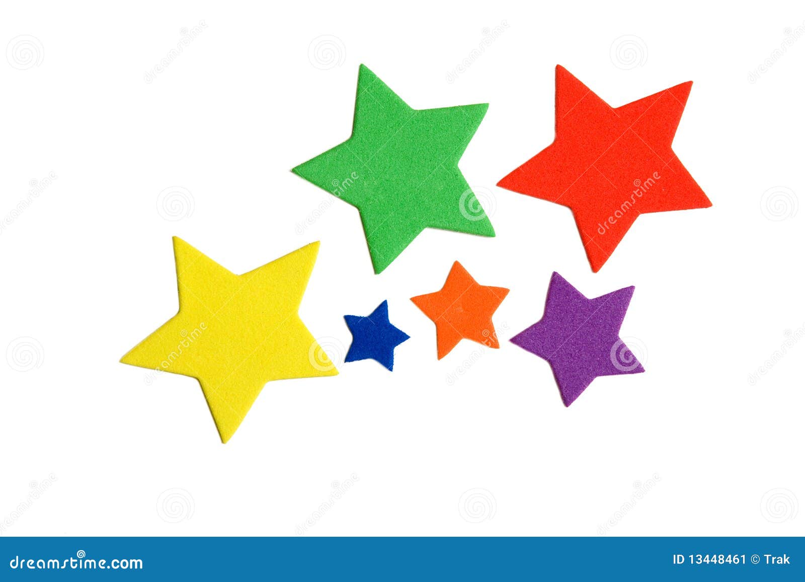 Estrellas del color imagen de archivo. Imagen de papel - 13448461