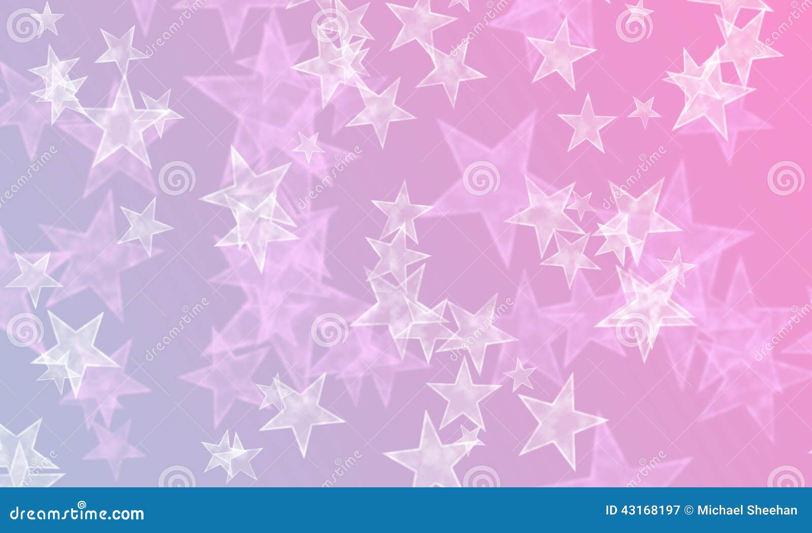 Estrellas en azul y rosa stock de ilustración. Ilustración de manera ...