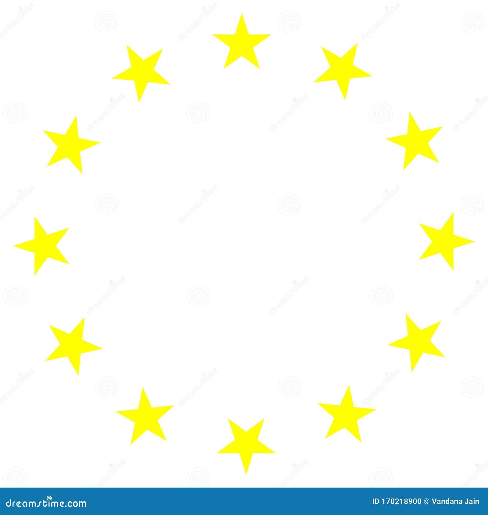 Estrellas Estrellas En Círculo Ilustración del Vector - Ilustración de ...