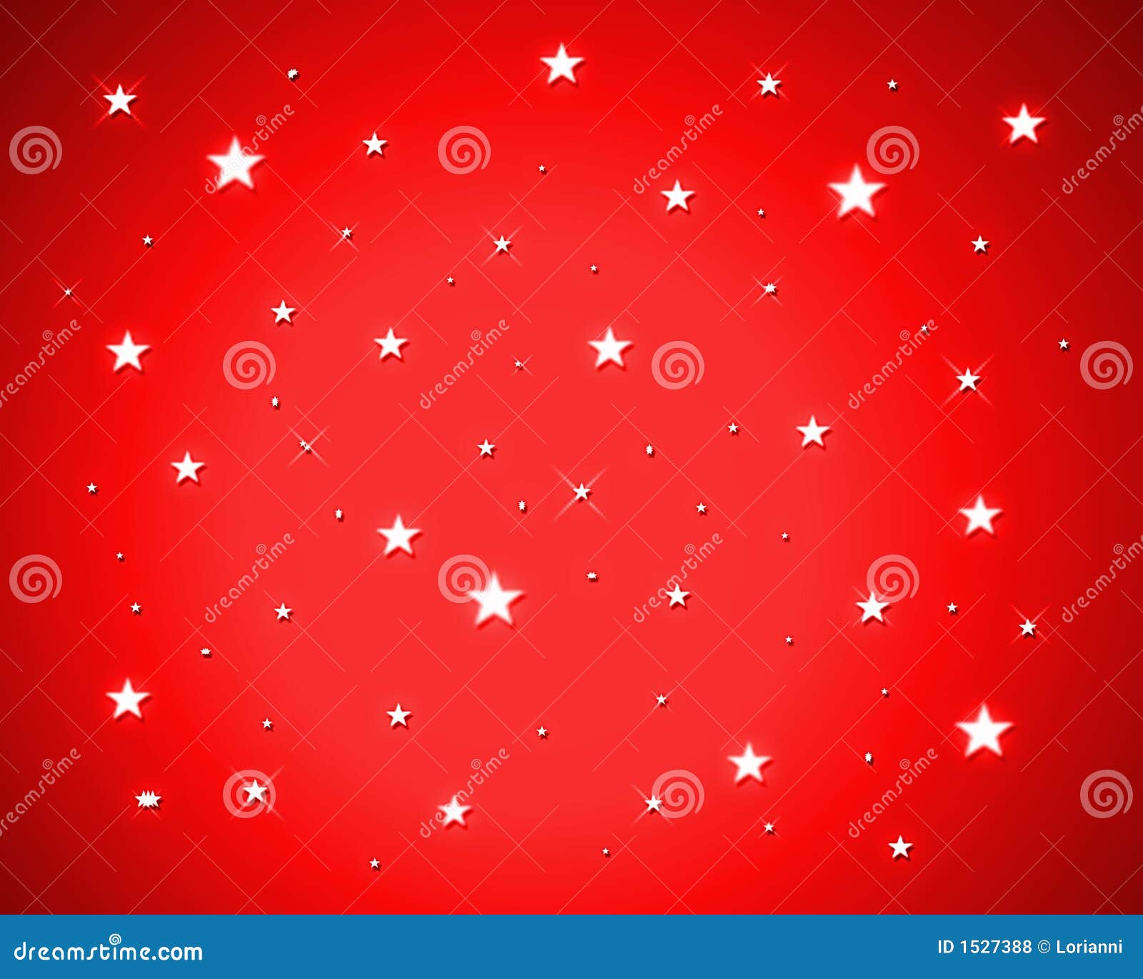 Estrellas en fondo rojo stock de ilustración. Ilustración de estrella ...