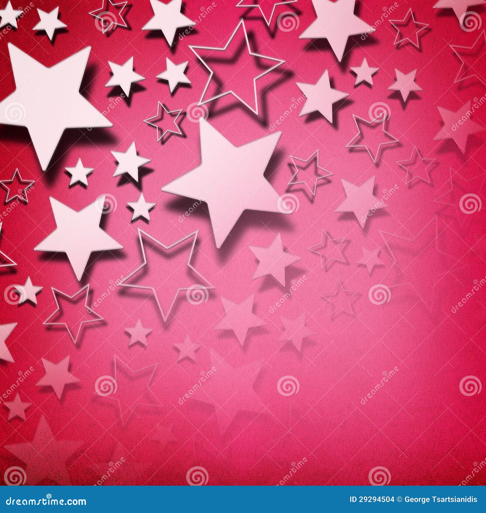 Estrellas en fondo rosado foto de archivo. Imagen de saludo - 29294504