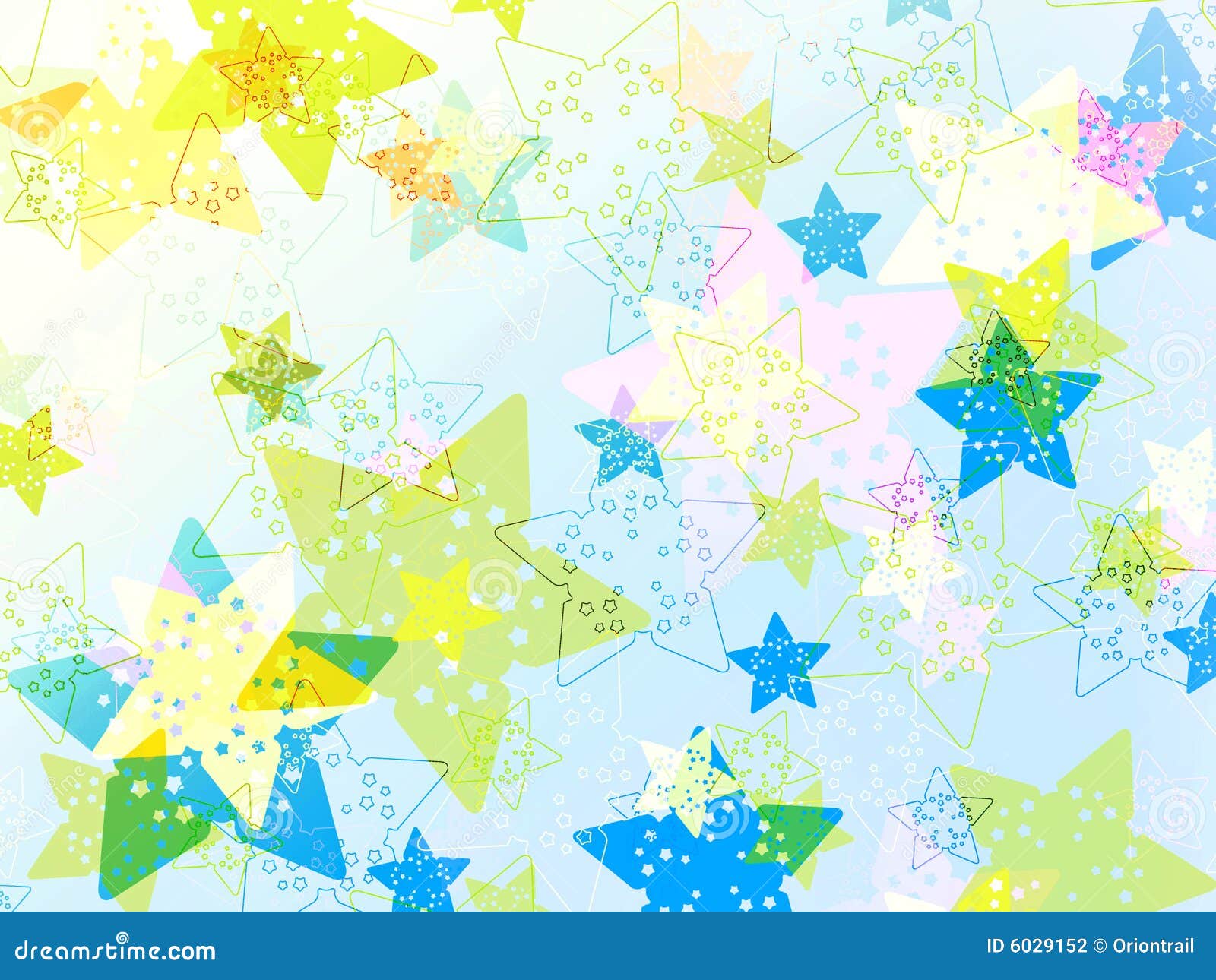 Estrellas lindas coloridas stock de ilustración. Ilustración de cubo ...