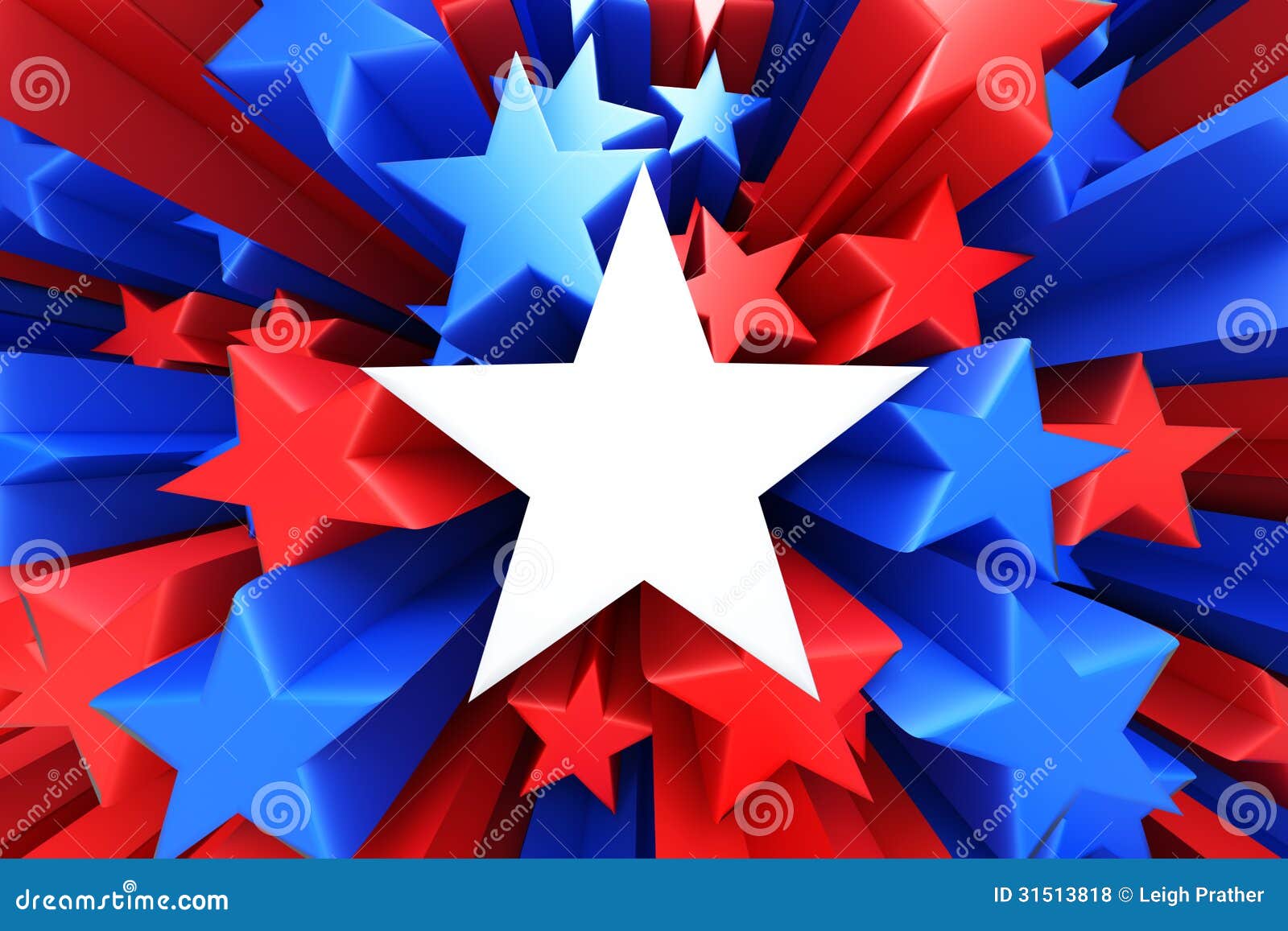 Estrellas Rojas, Blancas Y Azules Stock de ilustración - Ilustración de ...