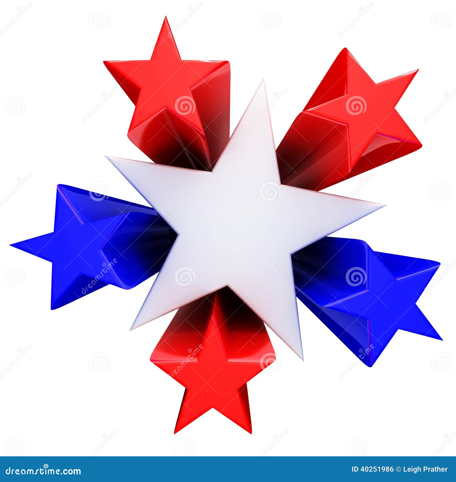 Banner De Estrellas Rojas, Blancas Y Azules Clipart Fondo Con