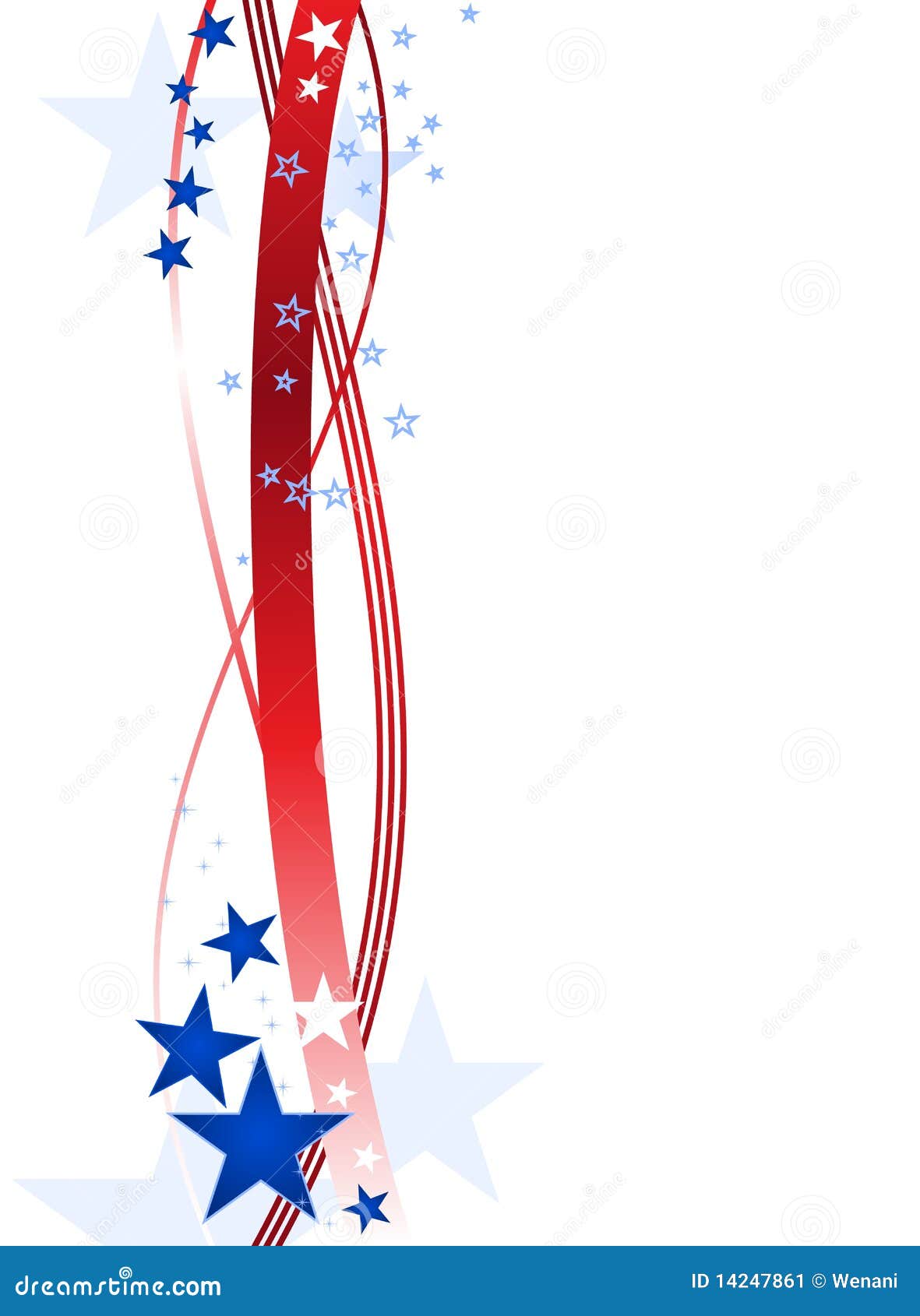 Estrellas Y Rayas Azules Y Rojas Ilustración del Vector - Ilustración ...