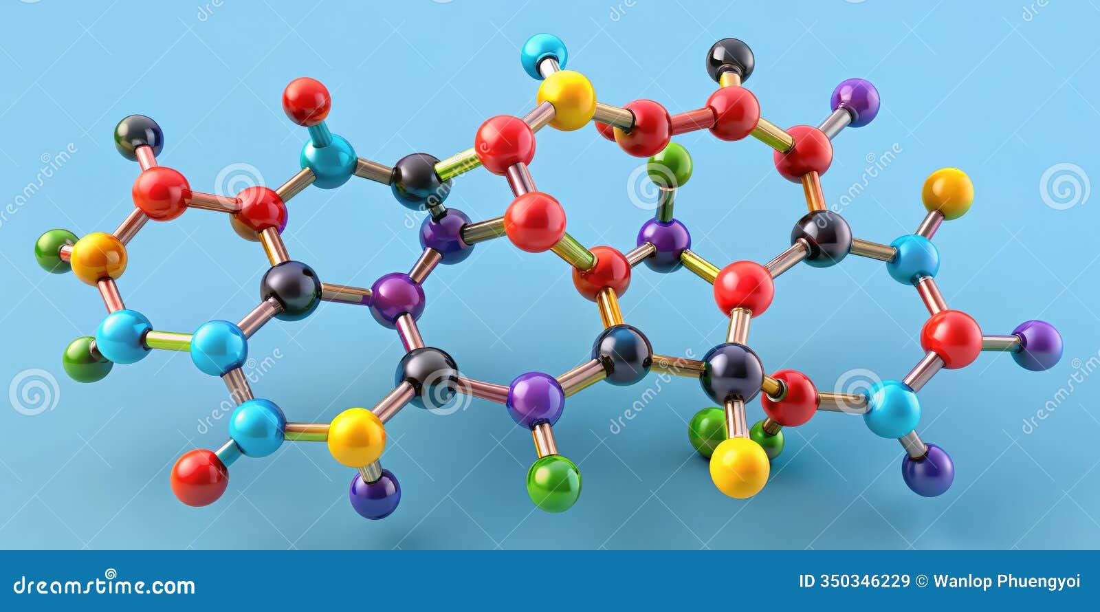 Estrogen Hormone Molecular Structure 3D Visualization of the Estrogen ...