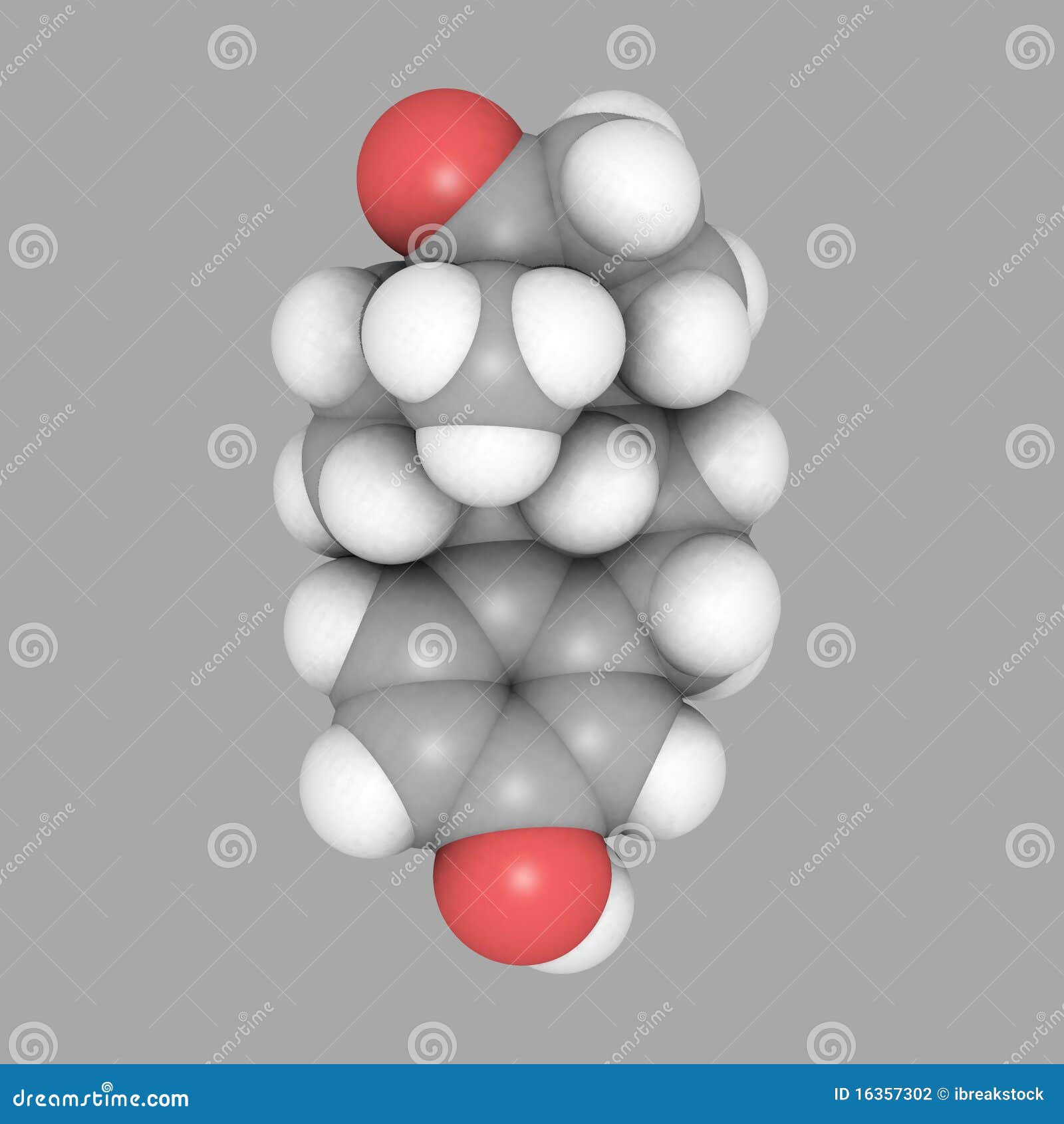 Estrogen Molecular Structure Stock Illustration - Illustration of ...