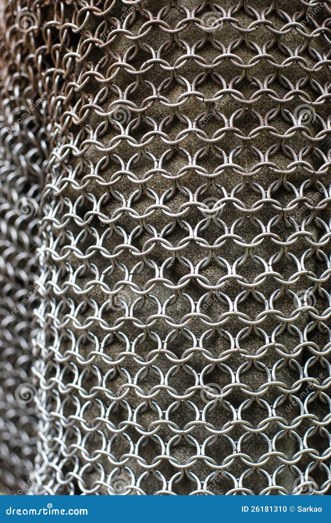 Estructura de Chainmail foto de archivo. Imagen de herrero - 26181310