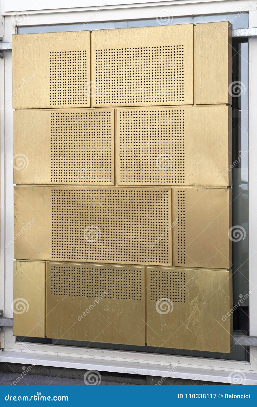 Estructura De Oro Del Metal Imagen de archivo - Imagen de moderno ...