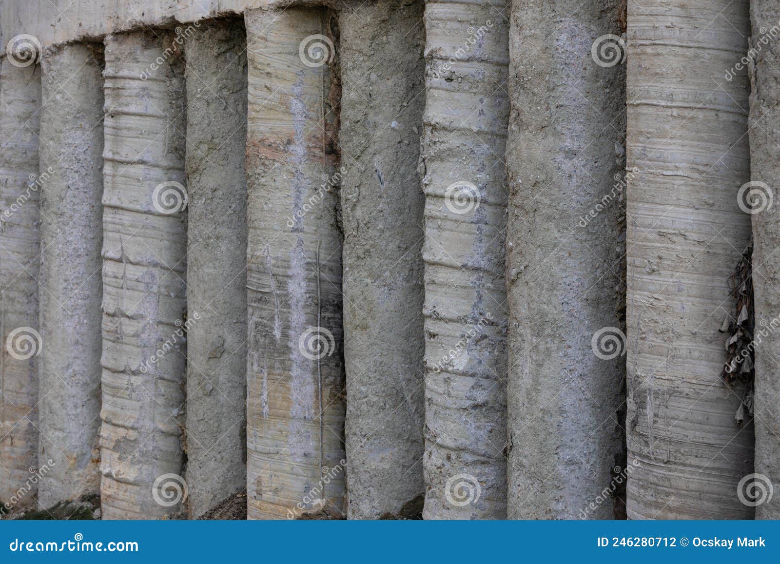 Estructura De Pilares Concreta Foto de archivo - Imagen de objeto ...