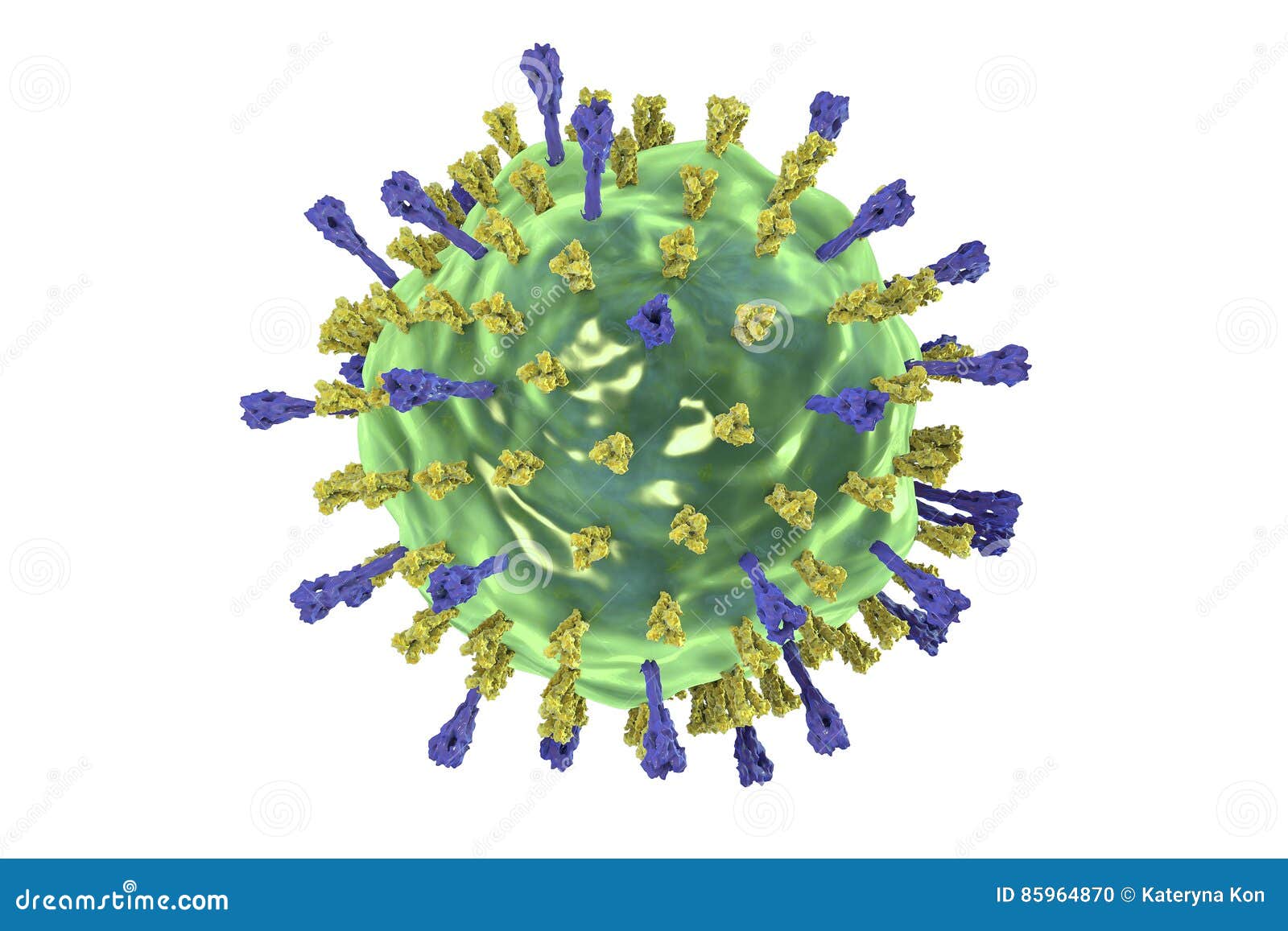 Estructura Del Virus De Paperas Stock de ilustración - Ilustración de ...