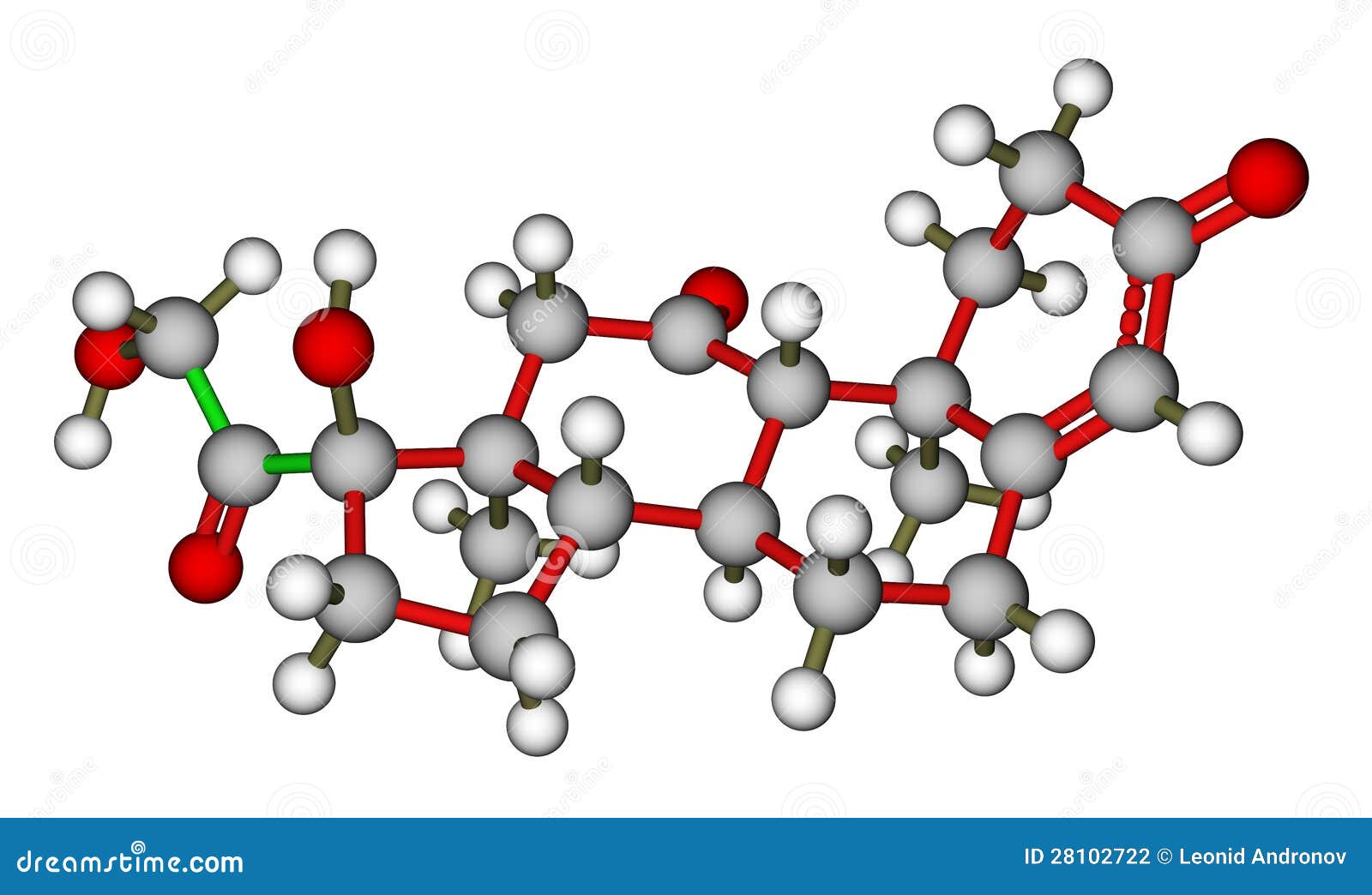 Estructura Molecular De La Cortisona Stock de ilustración - Ilustración ...