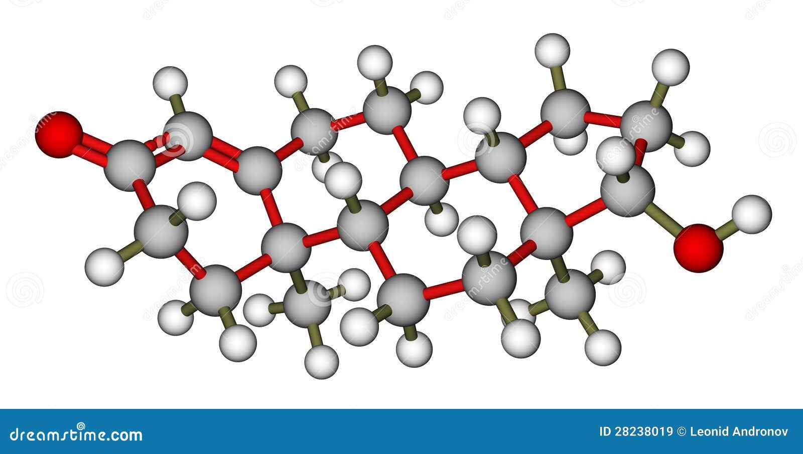 Estructura Molecular De La Testosterona Stock de ilustración ...