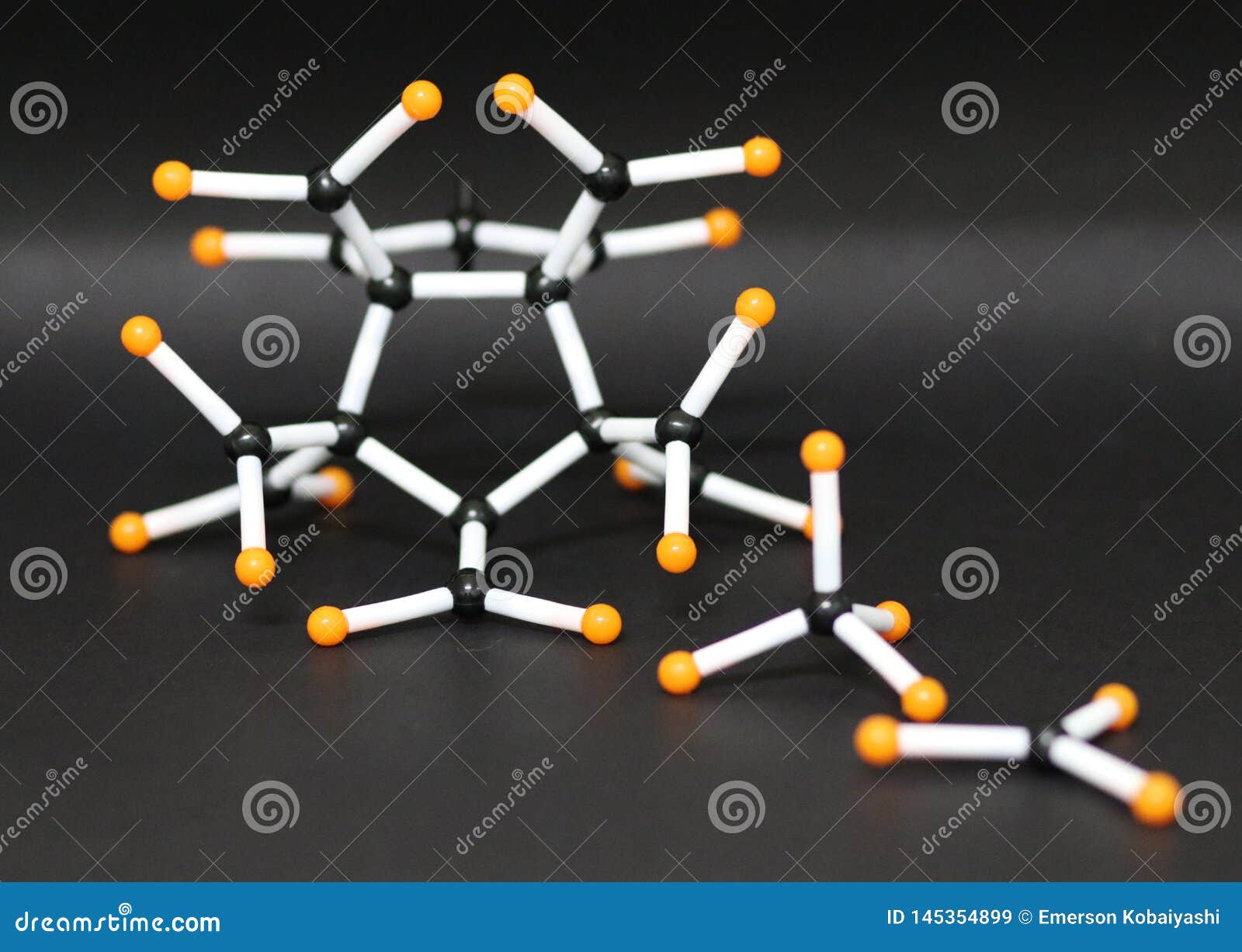 Estructura molecular imagen de archivo. Imagen de tres - 145354899