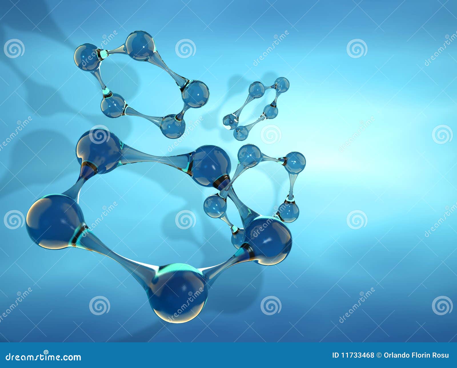 Estructuras moleculares stock de ilustración. Ilustración de modelo ...