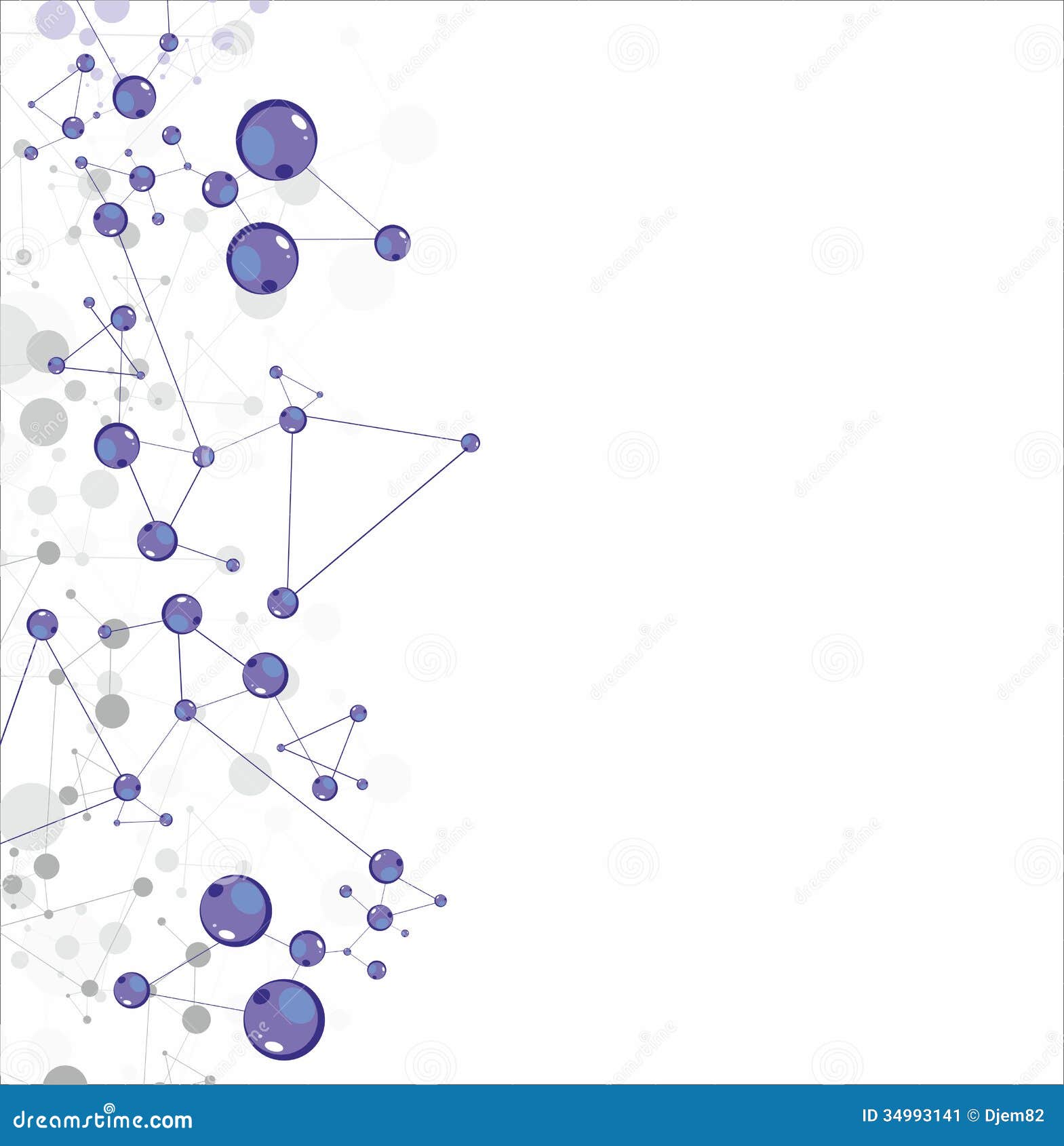 Estructuras moleculares ilustración del vector. Ilustración de molécula ...