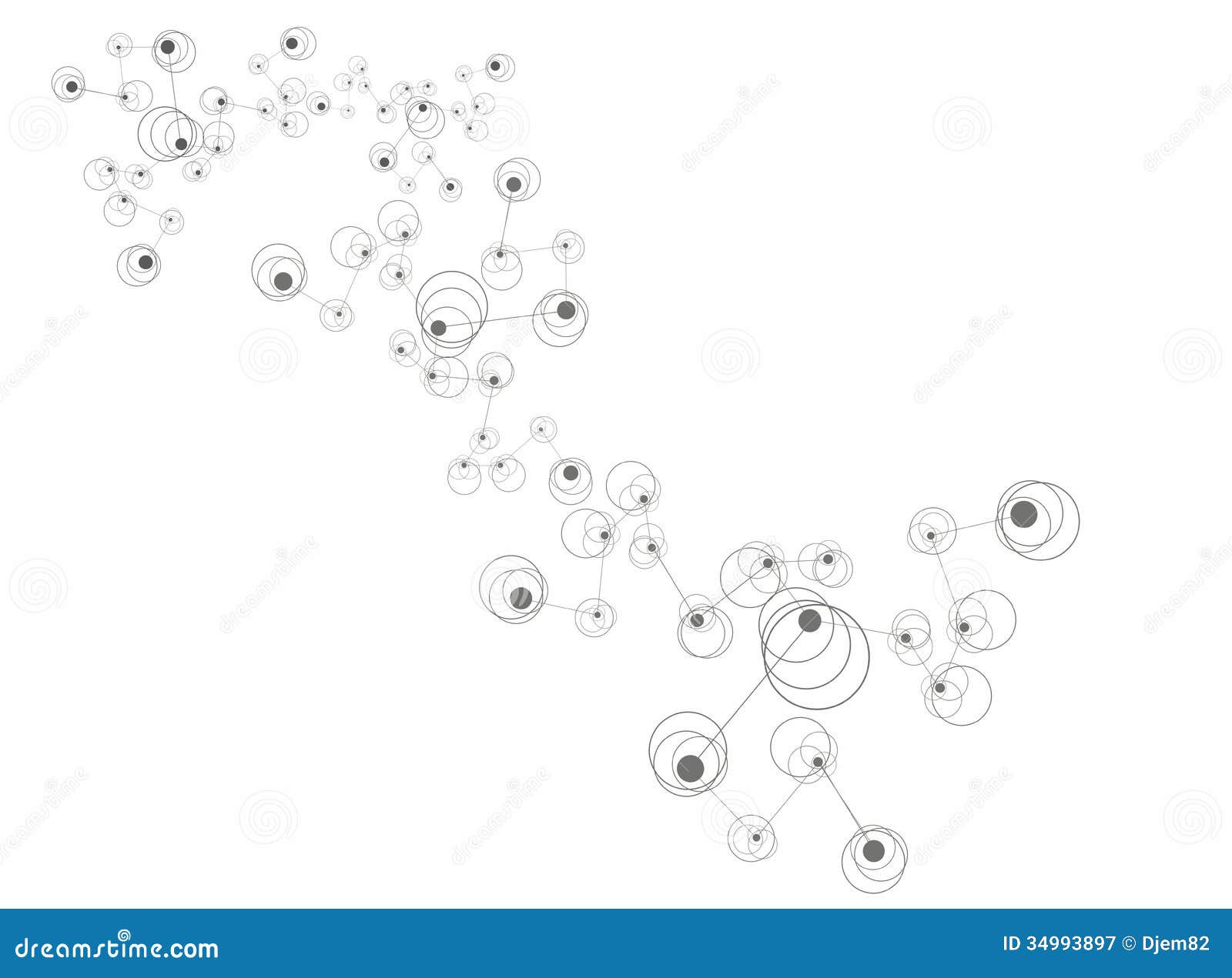 Estructuras moleculares ilustración del vector. Ilustración de ...